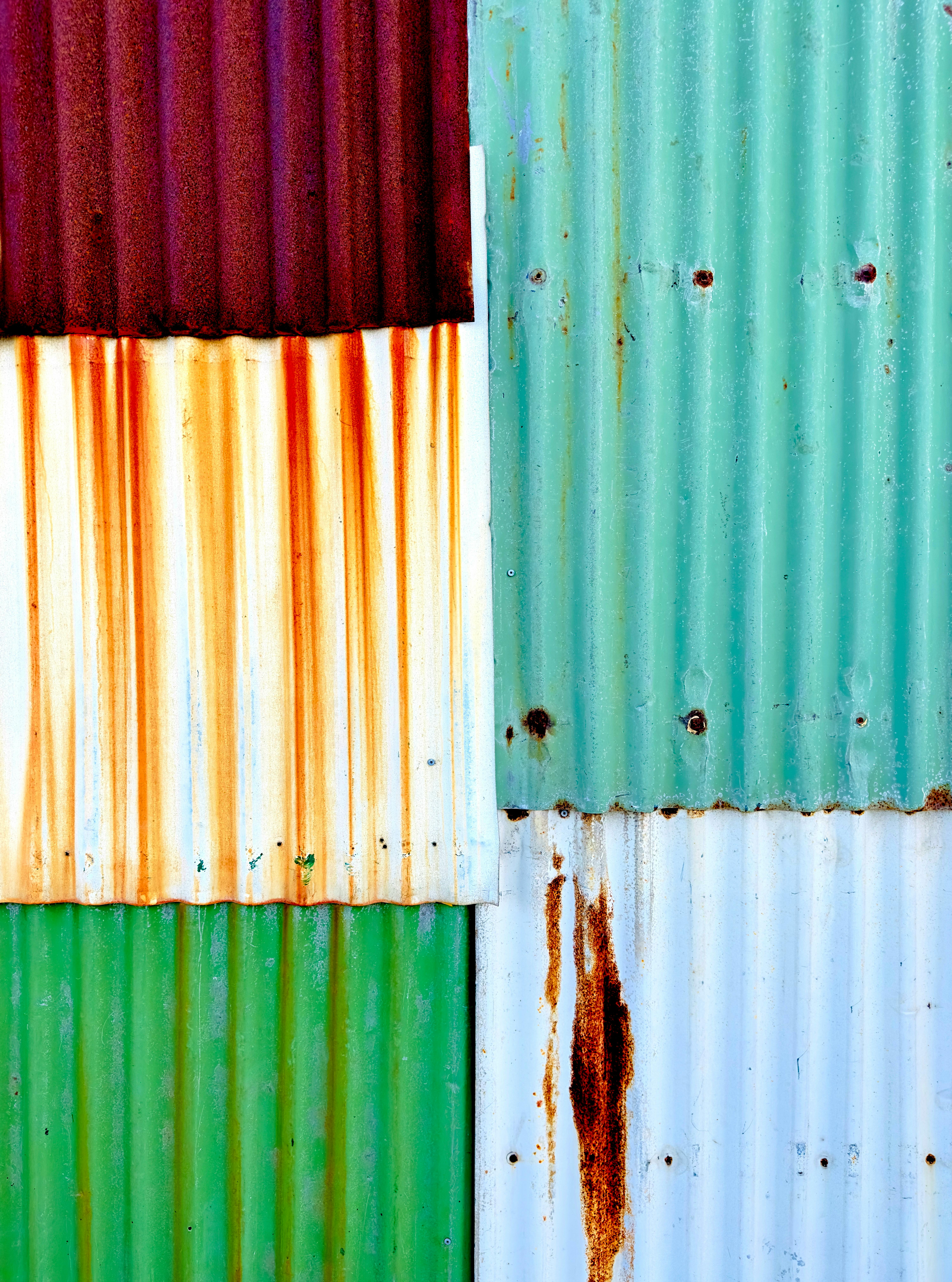 Corrugated Sheet Metal Rusty Texture Photos, Download The BEST Free ...
