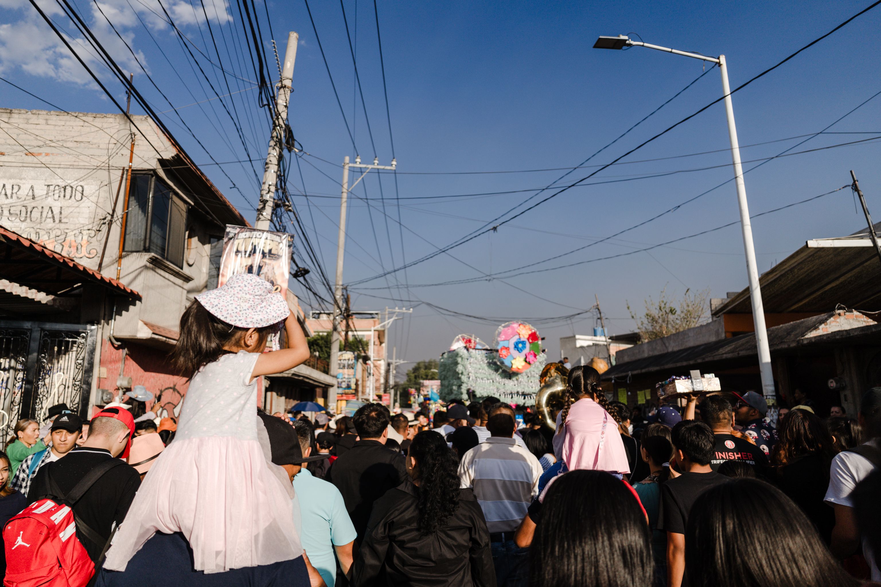 Vibrant Street Parade in Tultepec, Mexico · Free Stock Photo