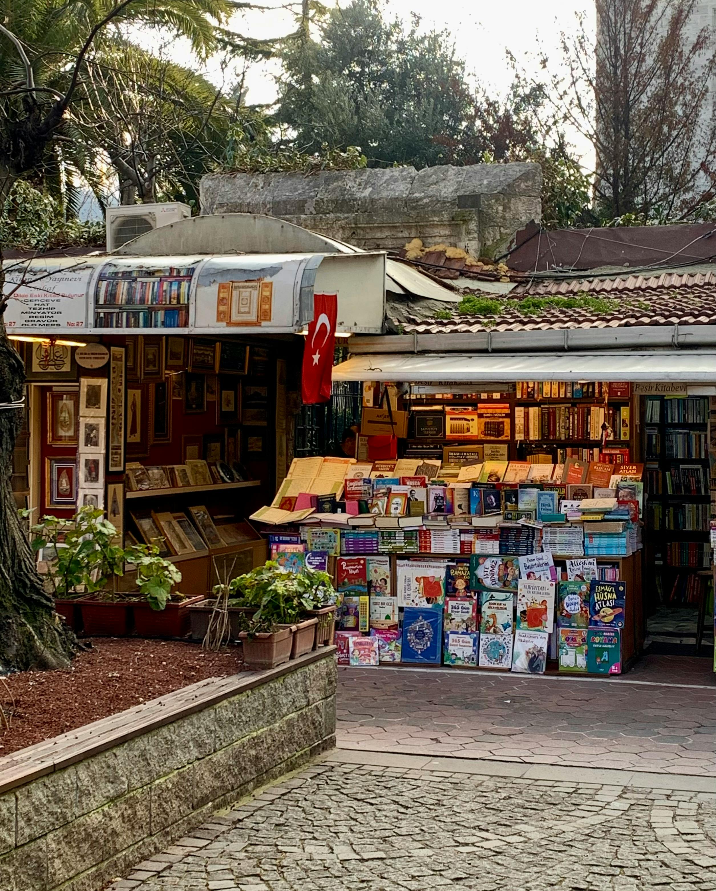 Charming Outdoor Bookstore in Istanbul · Free Stock Photo
