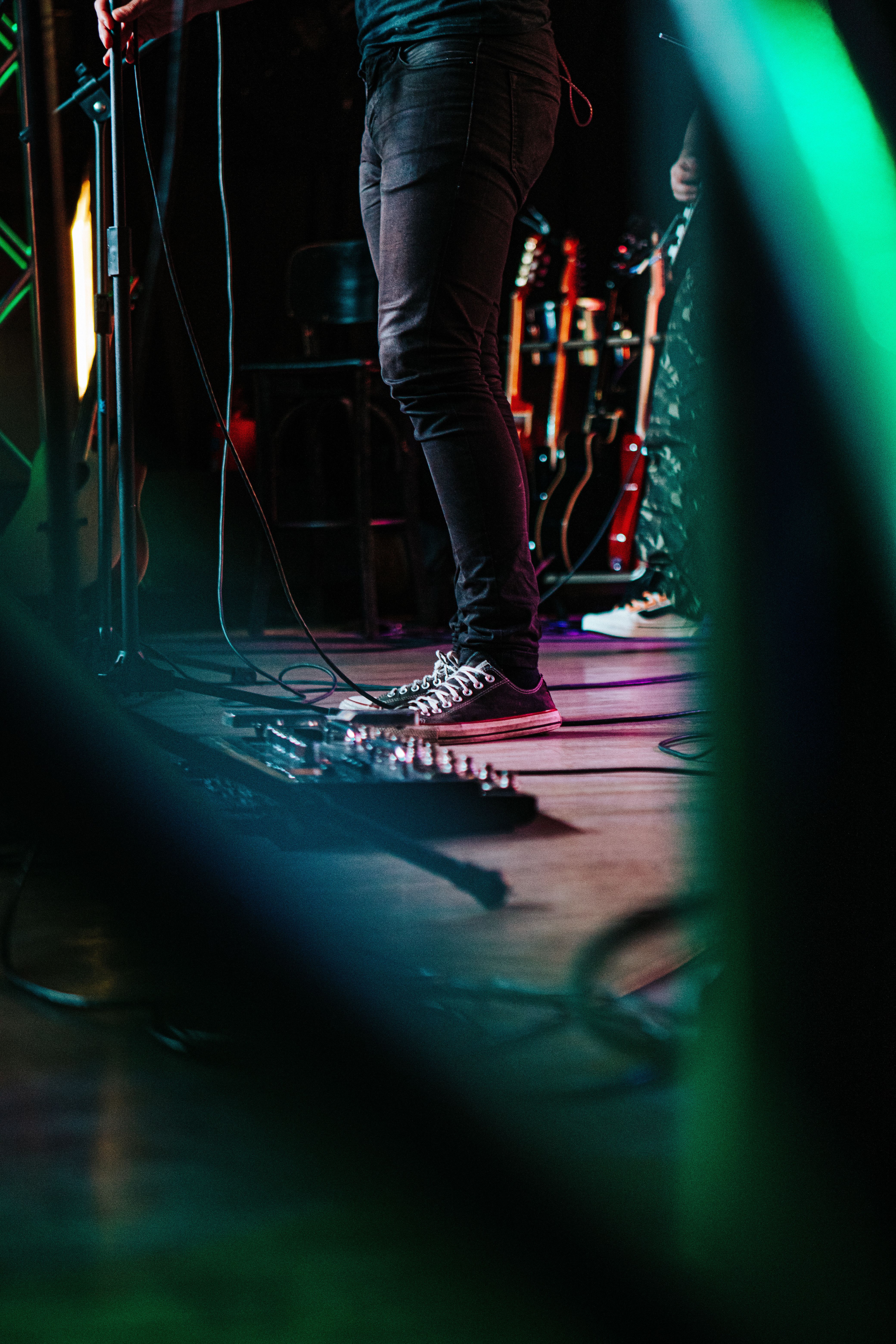 Dynamic Live Band Performance on Stage · Free Stock Photo