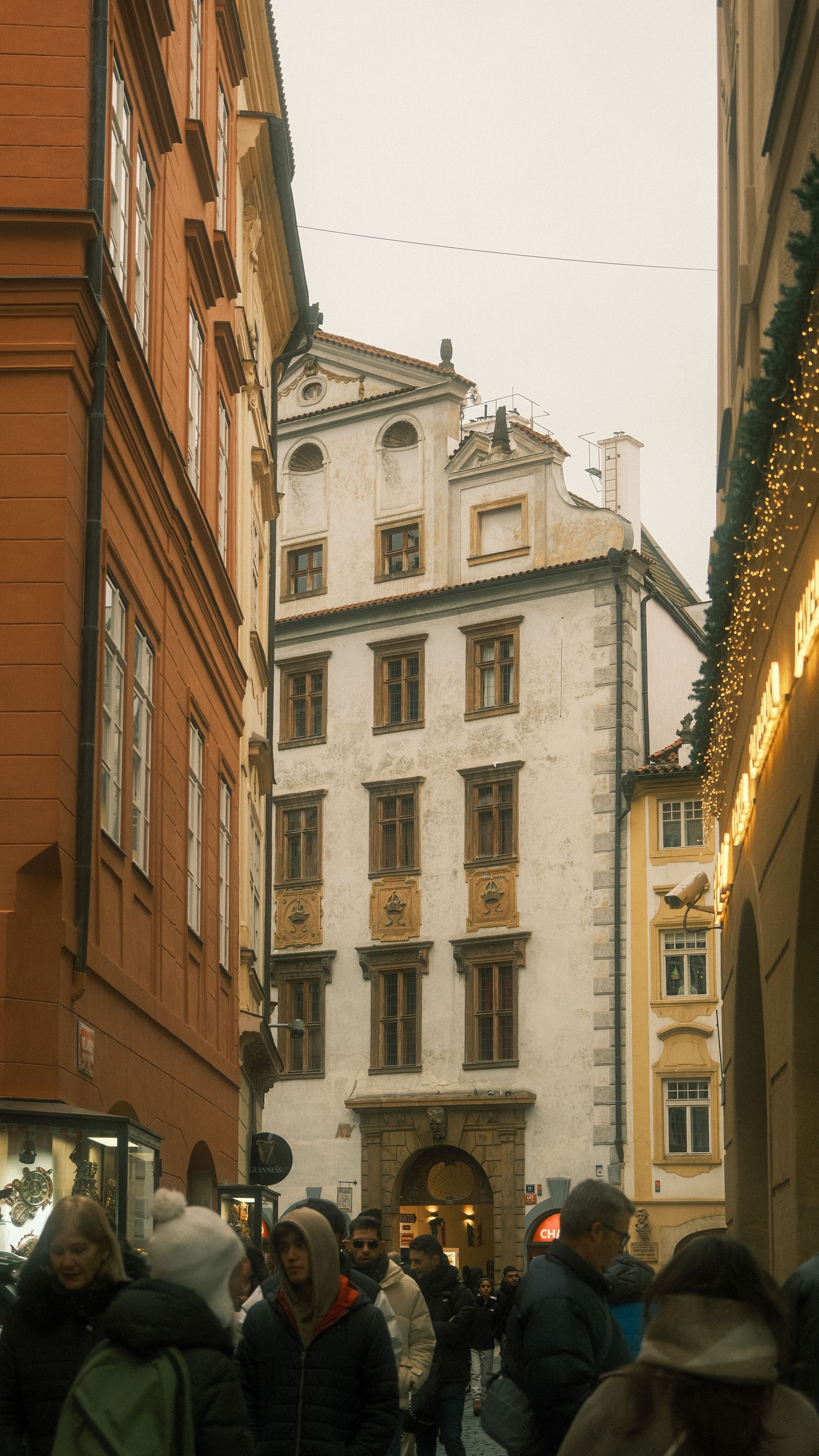 Historic Street Scene with European Architecture · Free Stock Photo