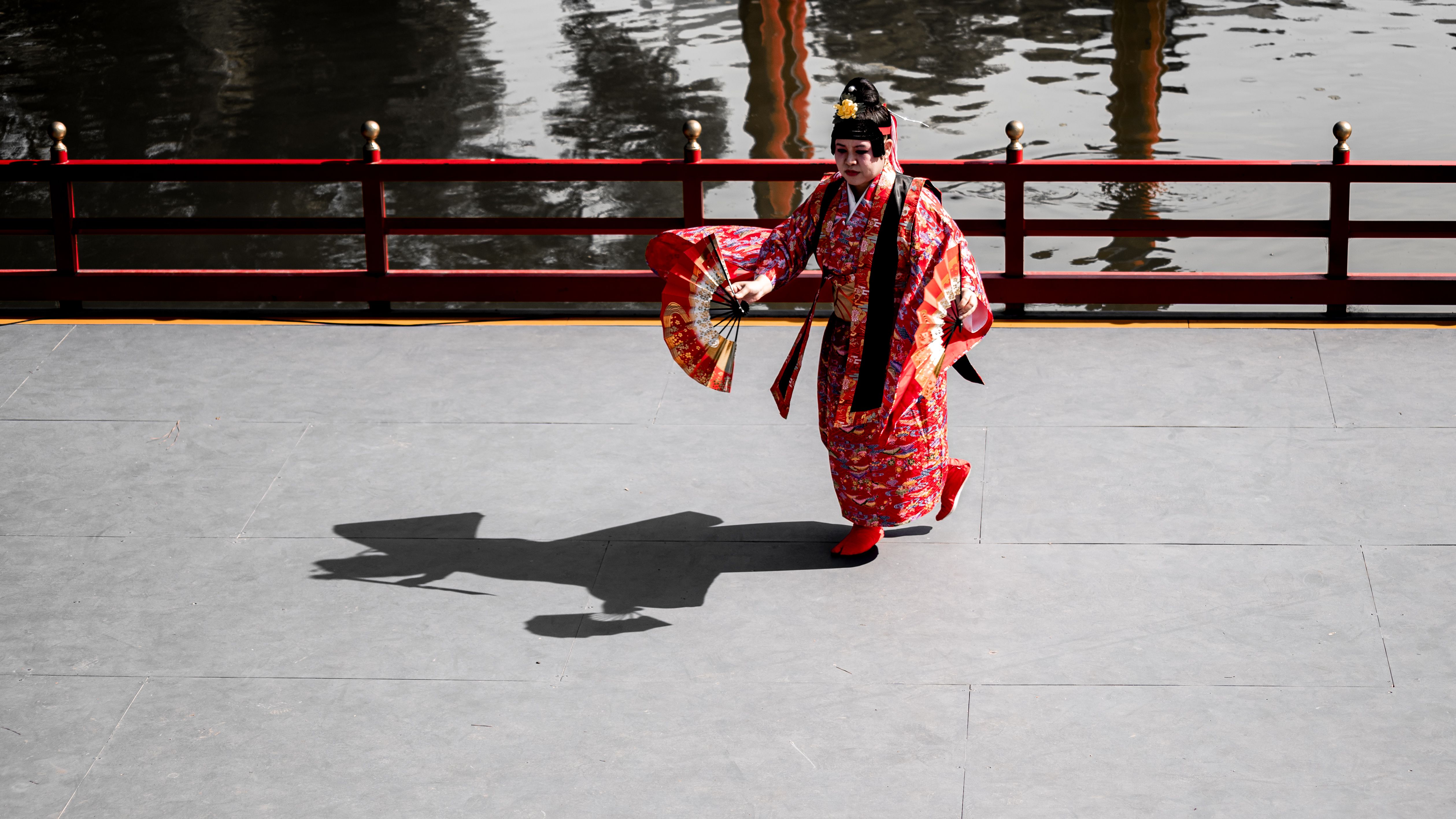 Traditional Japanese Dance Performer in Buenos Aires · Free Stock Photo