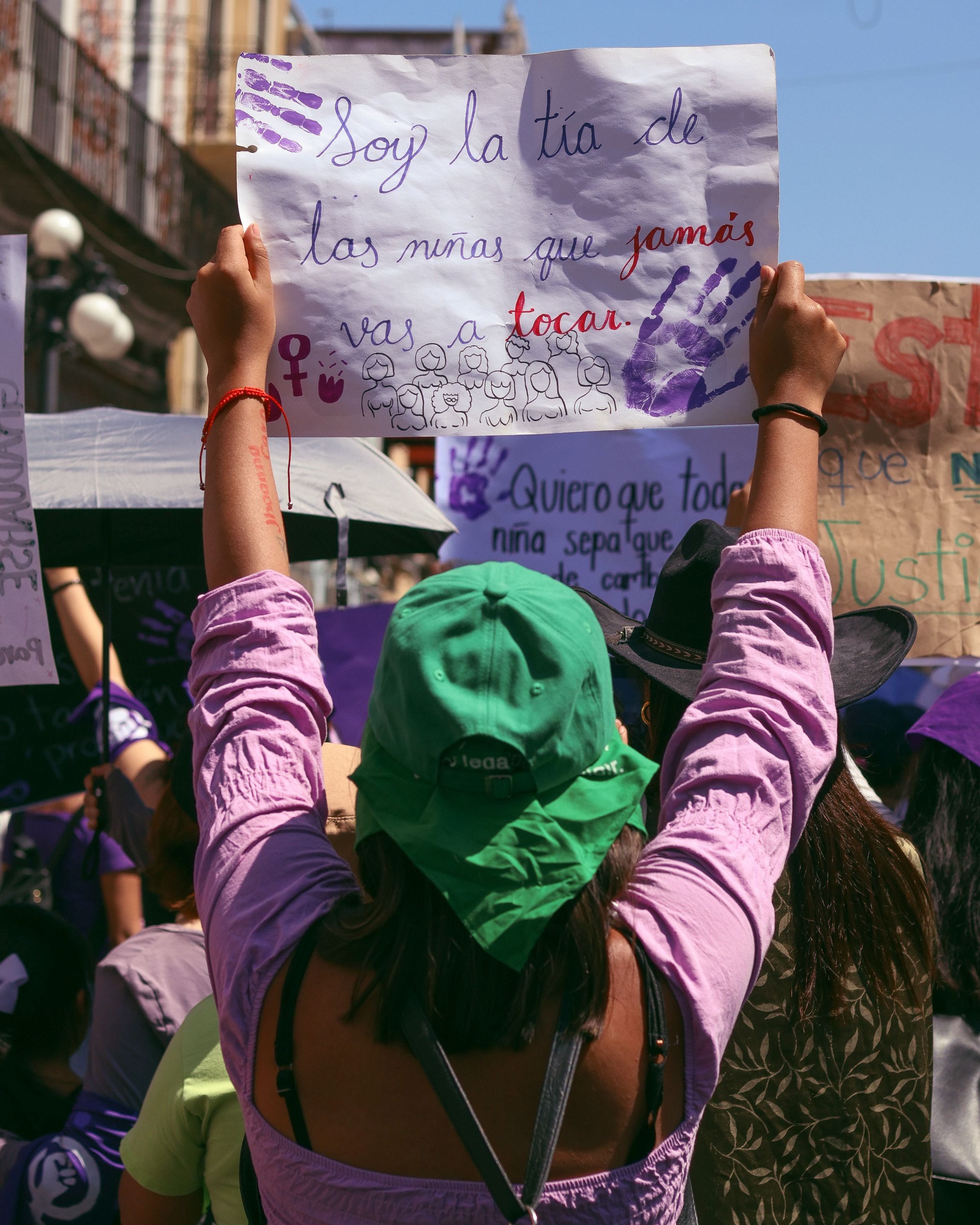 Women's Rights Protest with Empowering Sign · Free Stock Photo