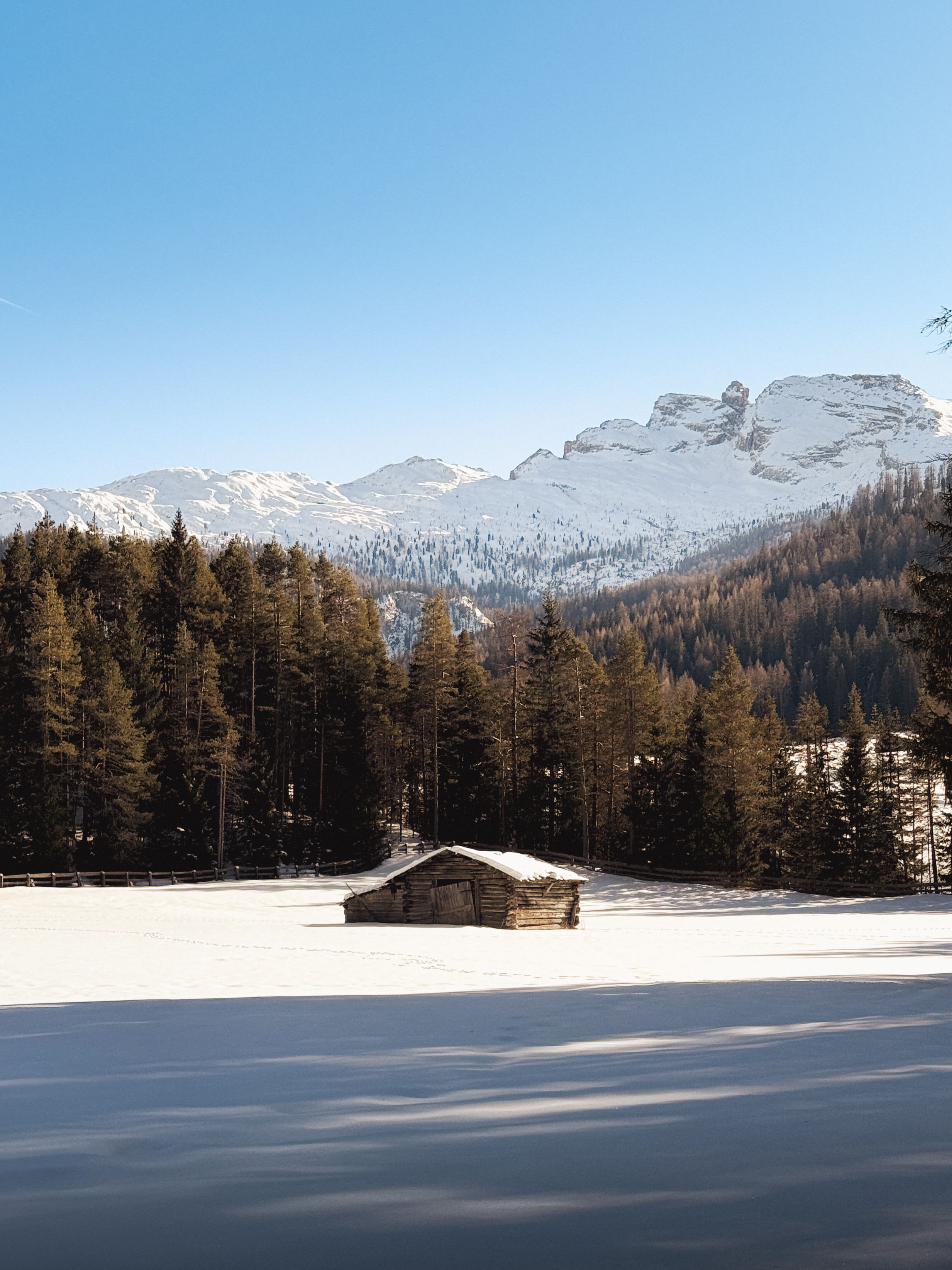 Serene Alpine Cabin in Veneto, Italy · Free Stock Photo