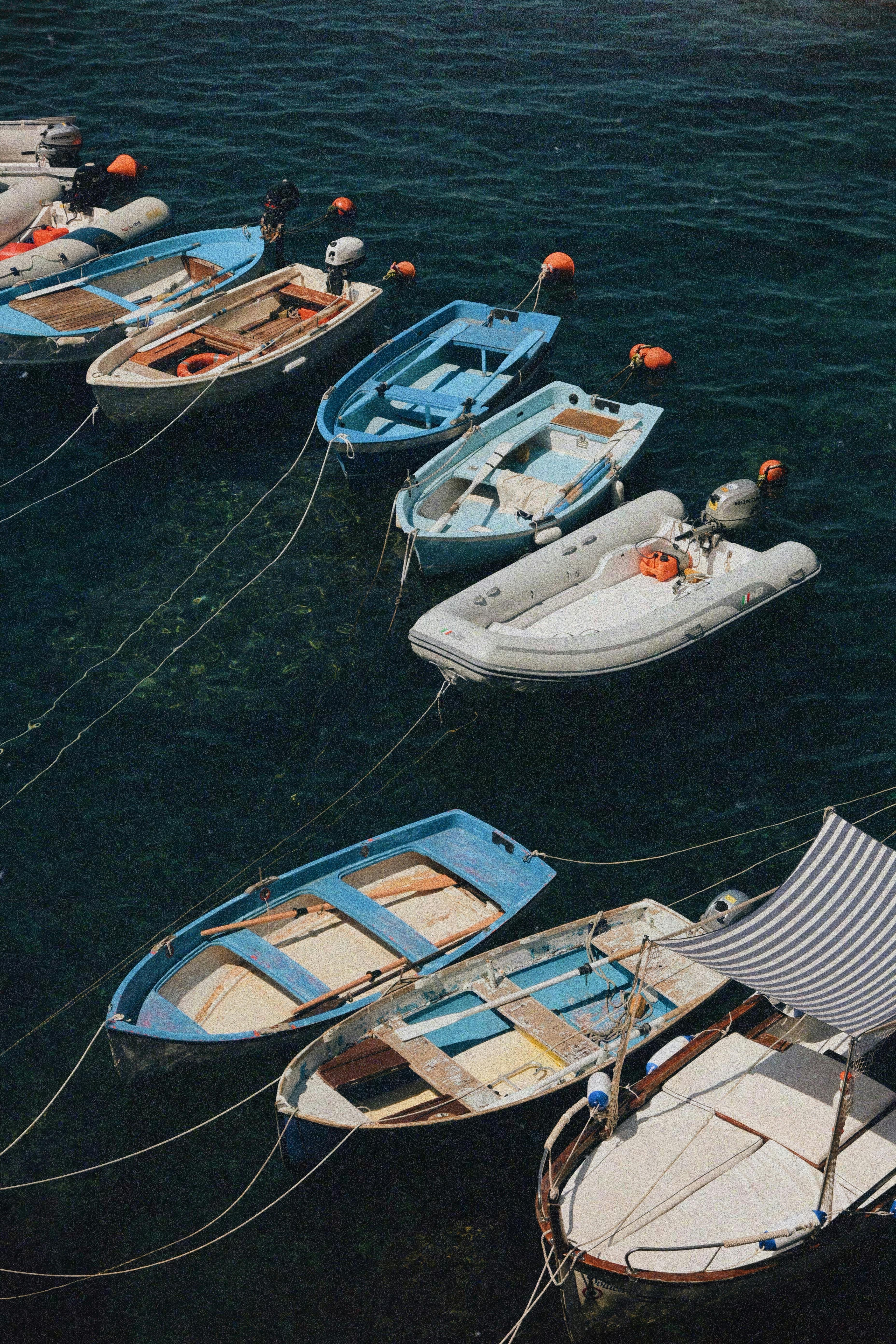 Colorful boats floating in Liguria, Italy · Free Stock Photo
