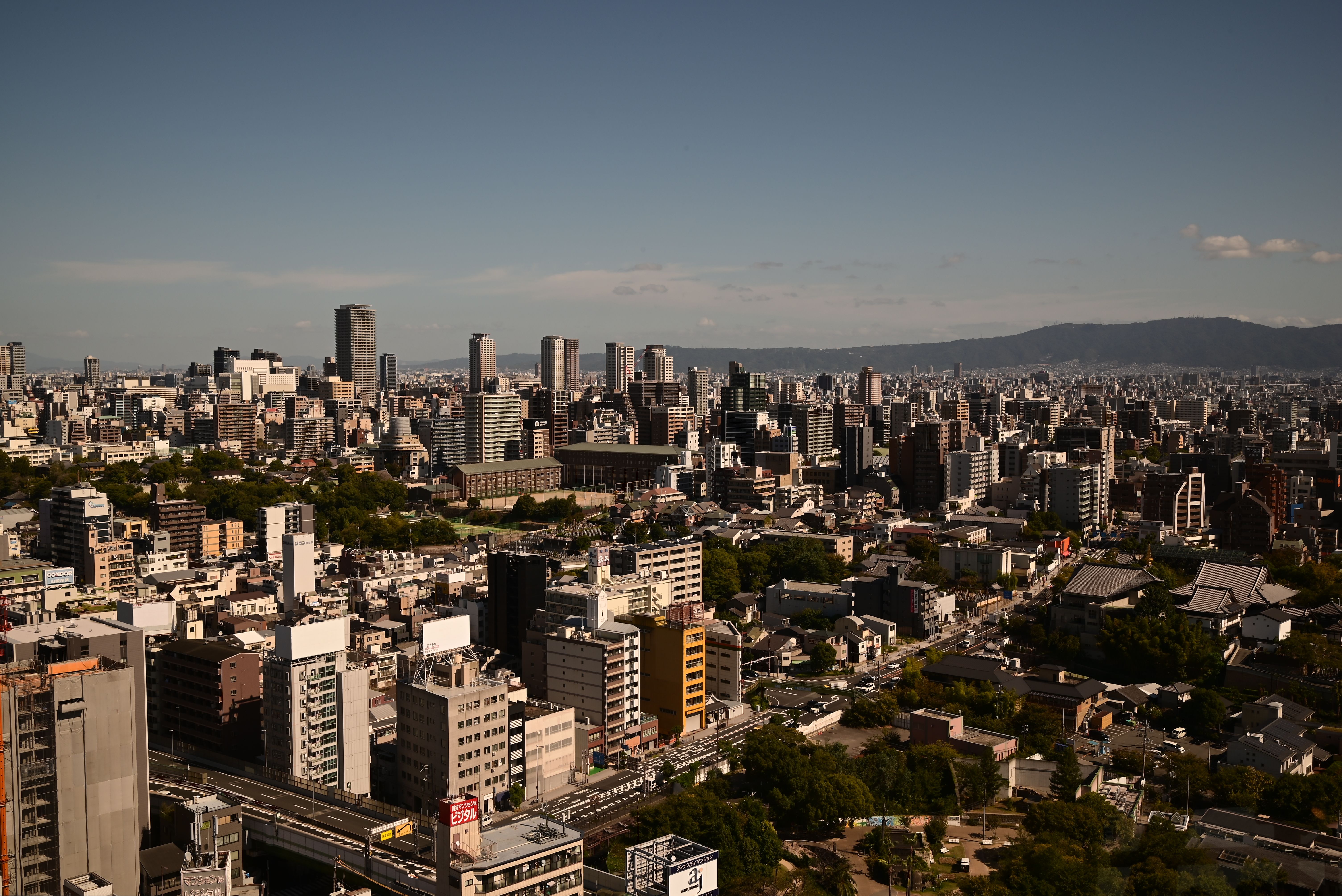Panoramic Skyline of Osaka, Japan at Daytime · Free Stock Photo