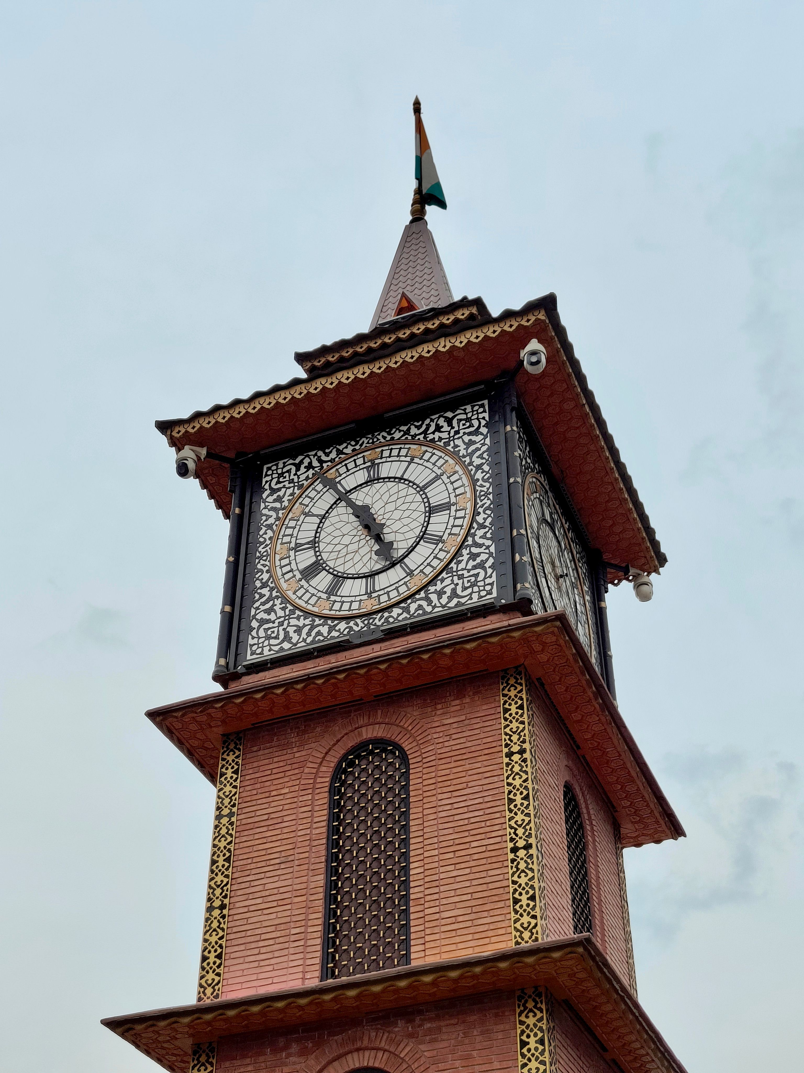 Elegant Clock Tower Against a Clear Sky · Free Stock Photo