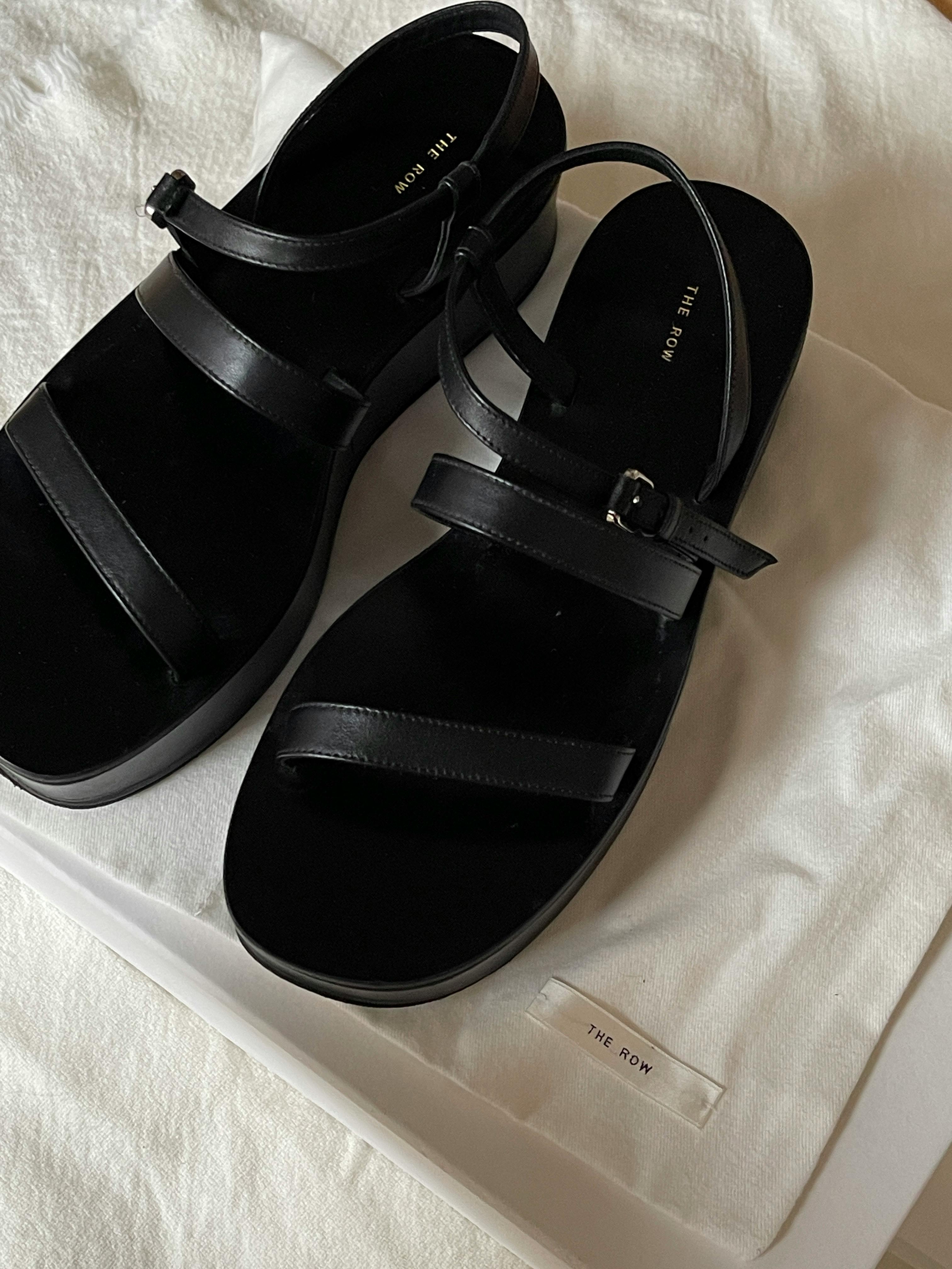 Black Leather Sandals Photos, Download The BEST Free Black Leather ...
