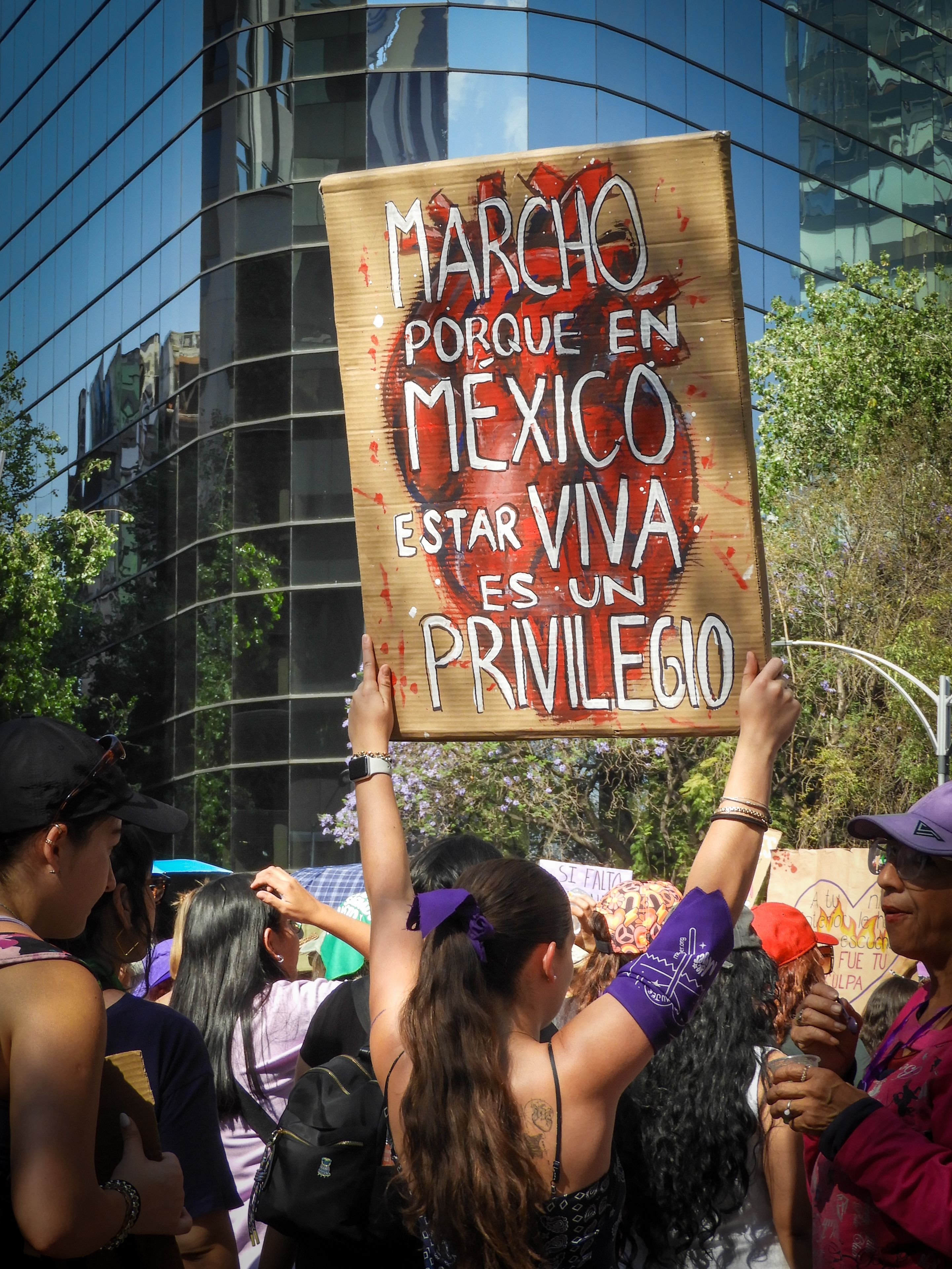 Women's Rights Demonstration in Mexico City · Free Stock Photo