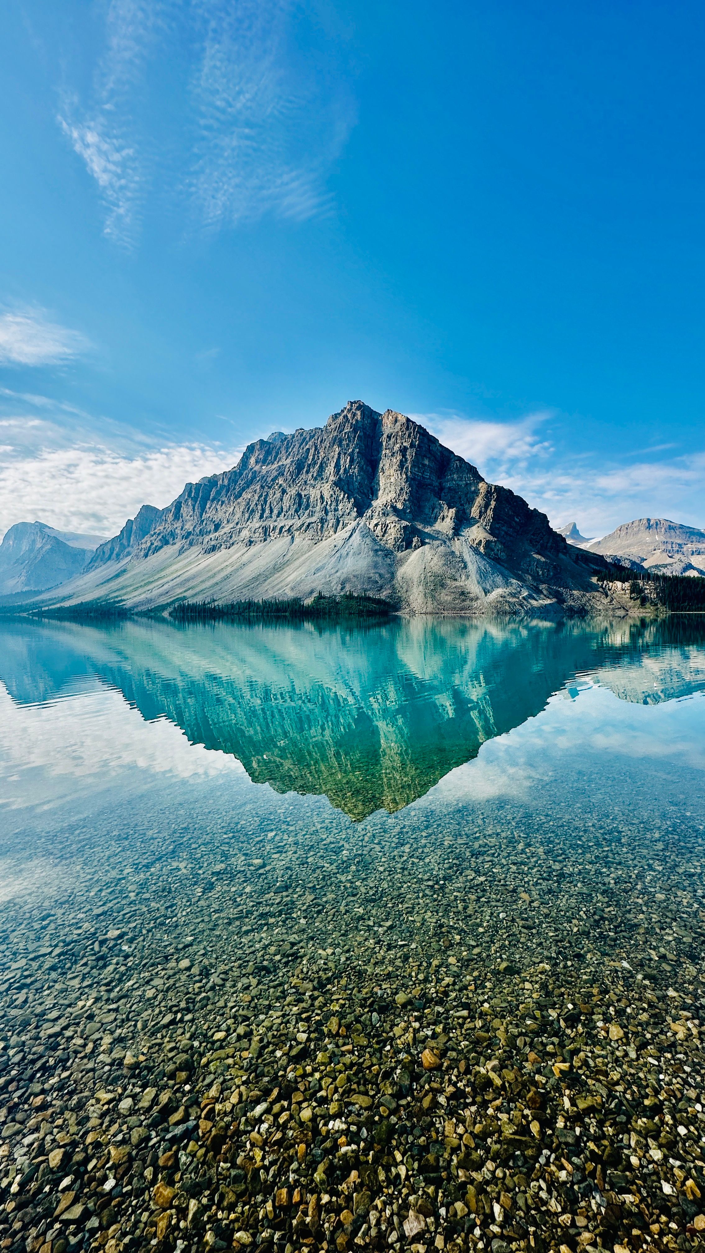 Stunning Mountain and Lake Reflection in Natural Landscape · Free Stock ...