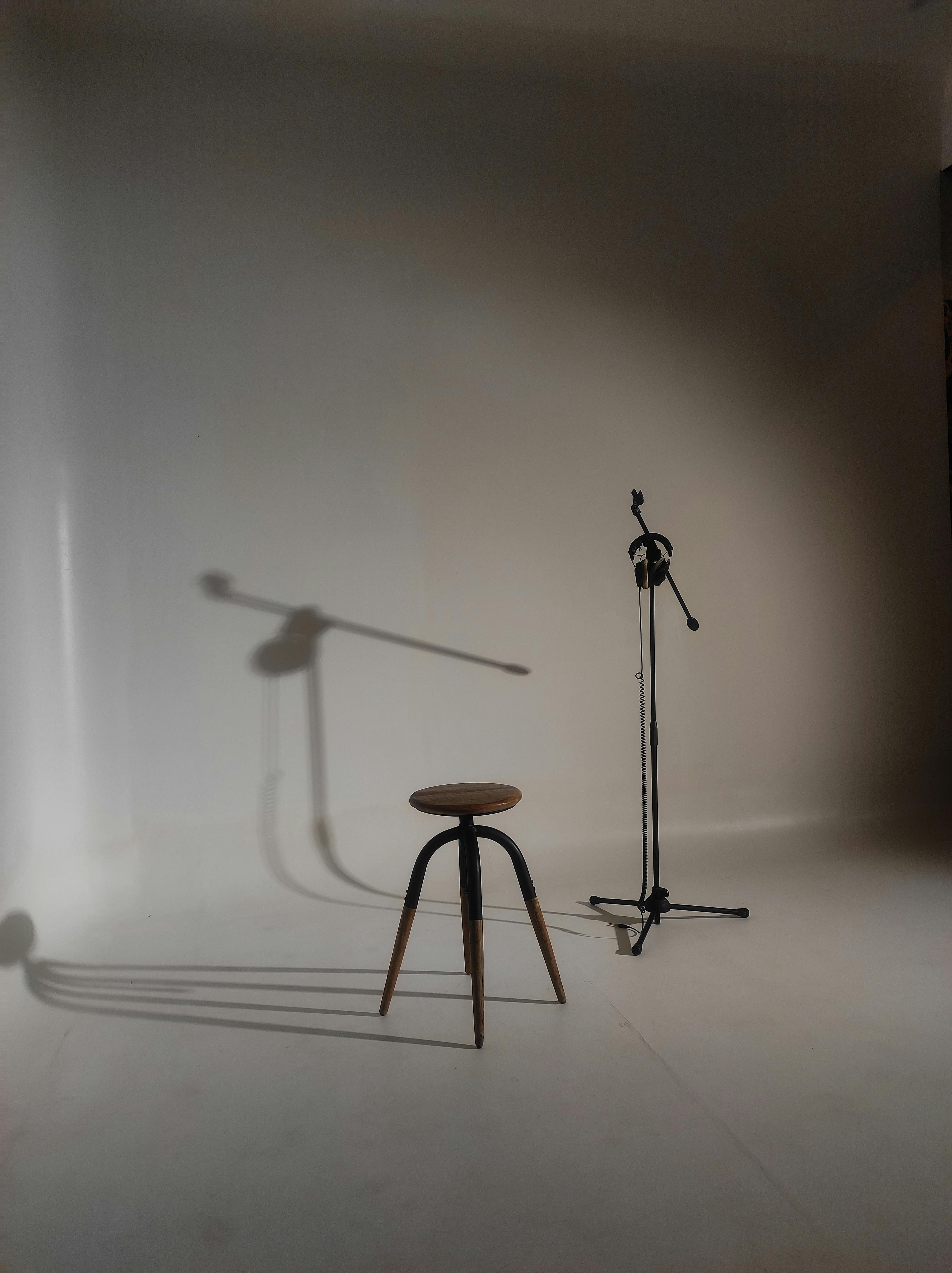 Minimalist Music Studio Setup with Microphone · Free Stock Photo