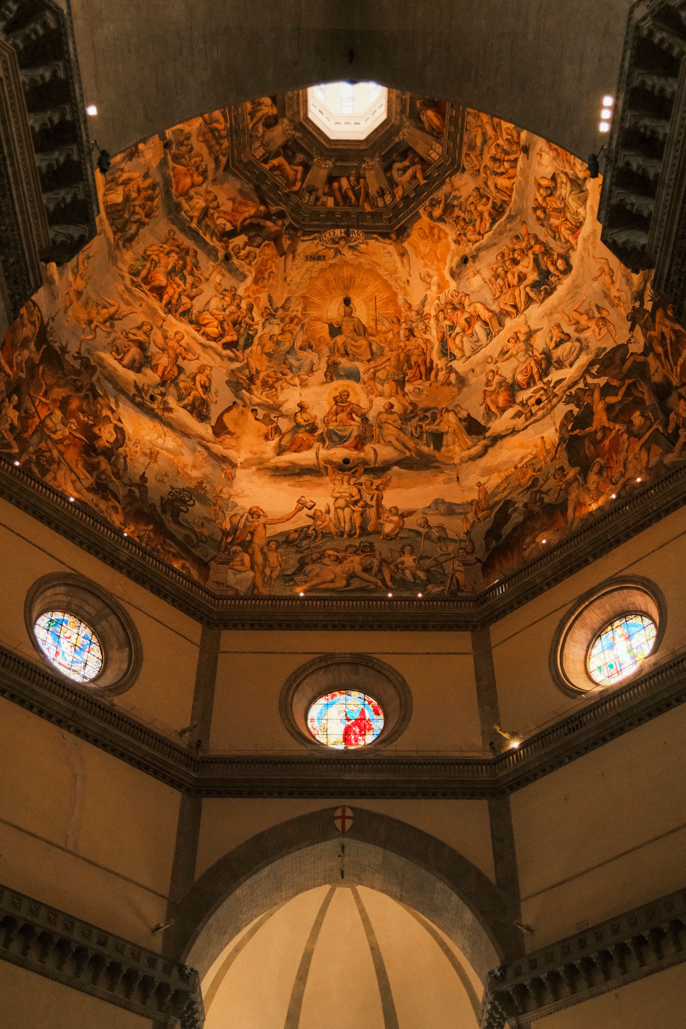 Renaissance Fresco of Florence Cathedral Dome · Free Stock Photo