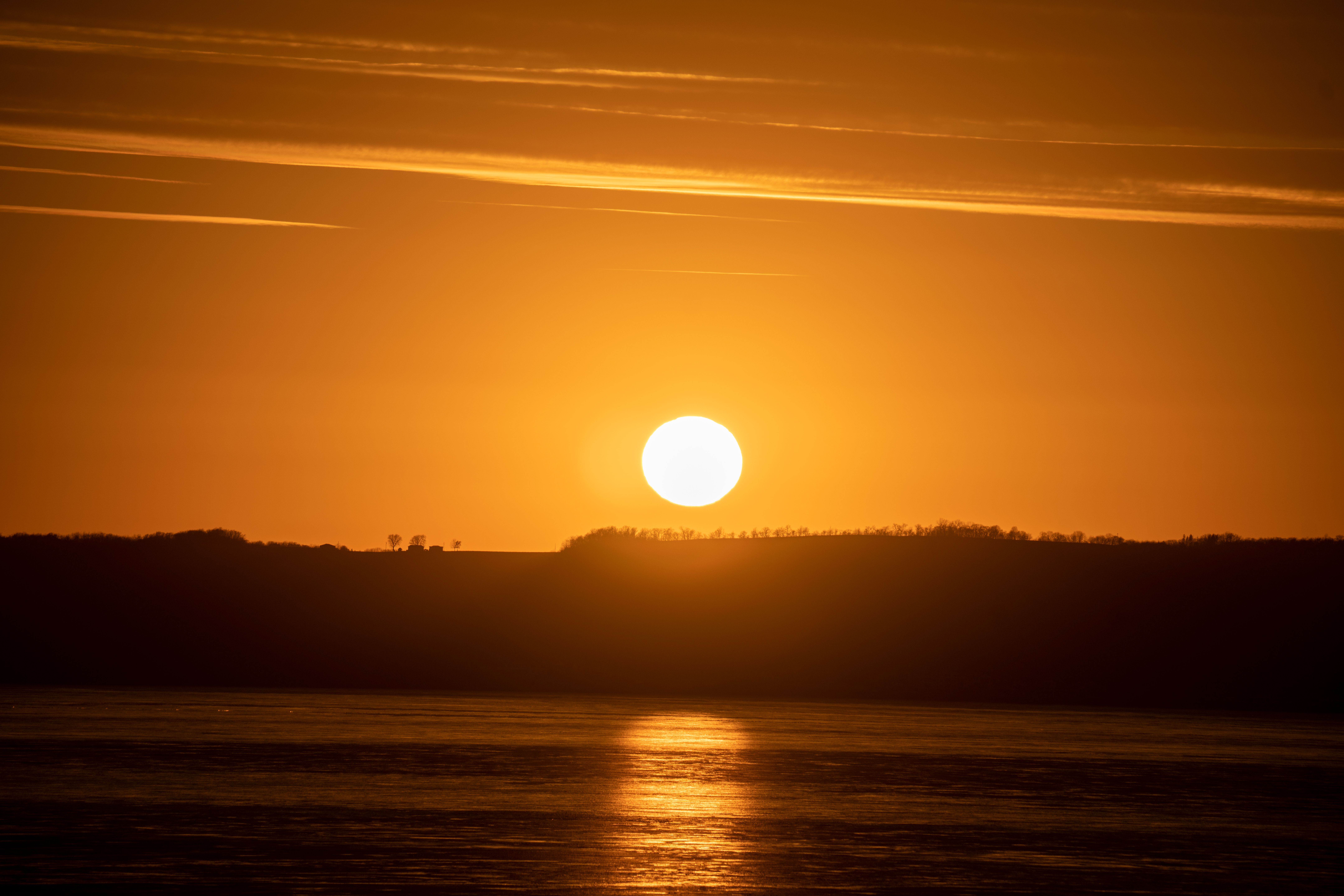 Beautiful Sunset Over Lake in Pepin, Wisconsin · Free Stock Photo