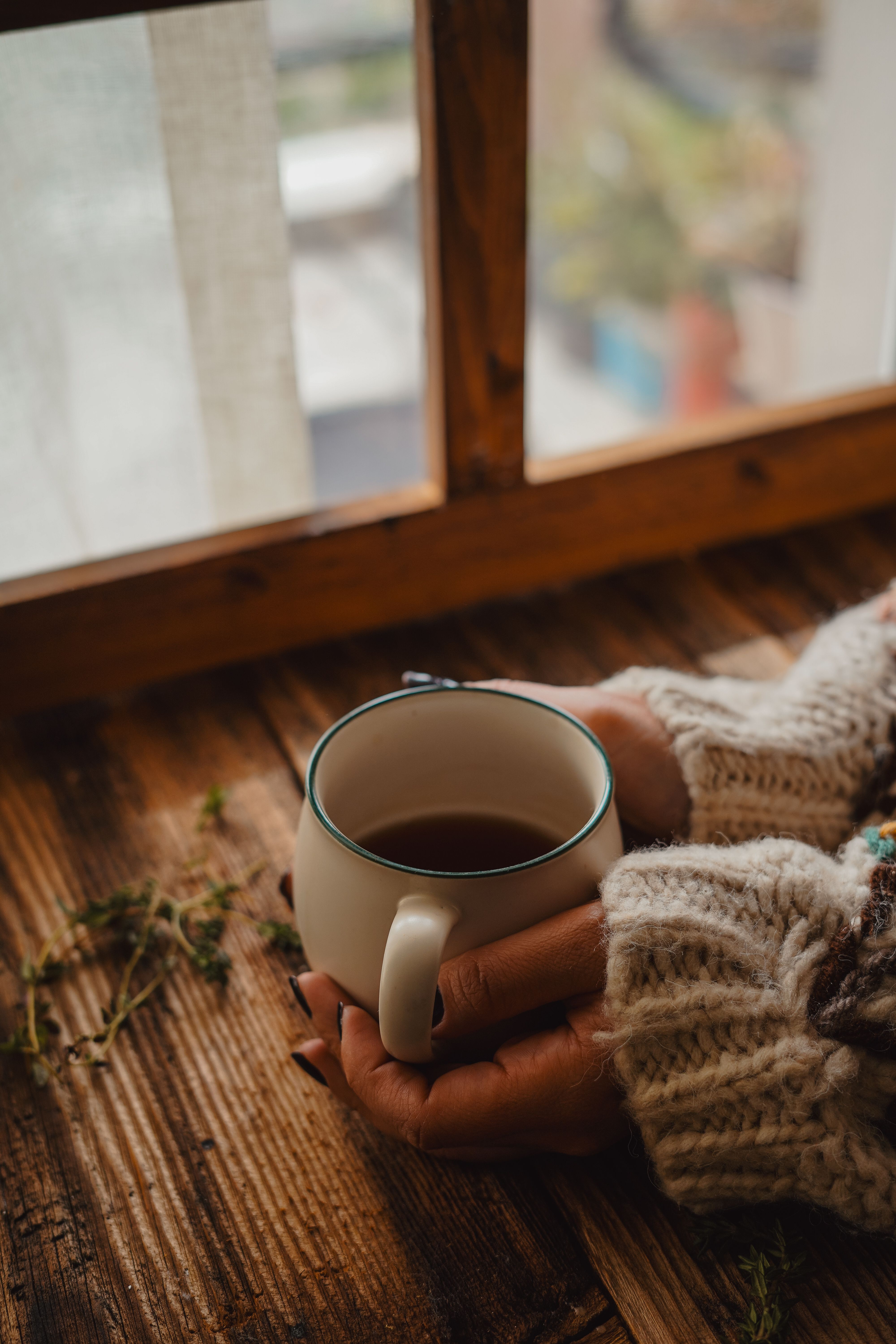 Cozy Morning with Warm Coffee by the Window · Free Stock Photo