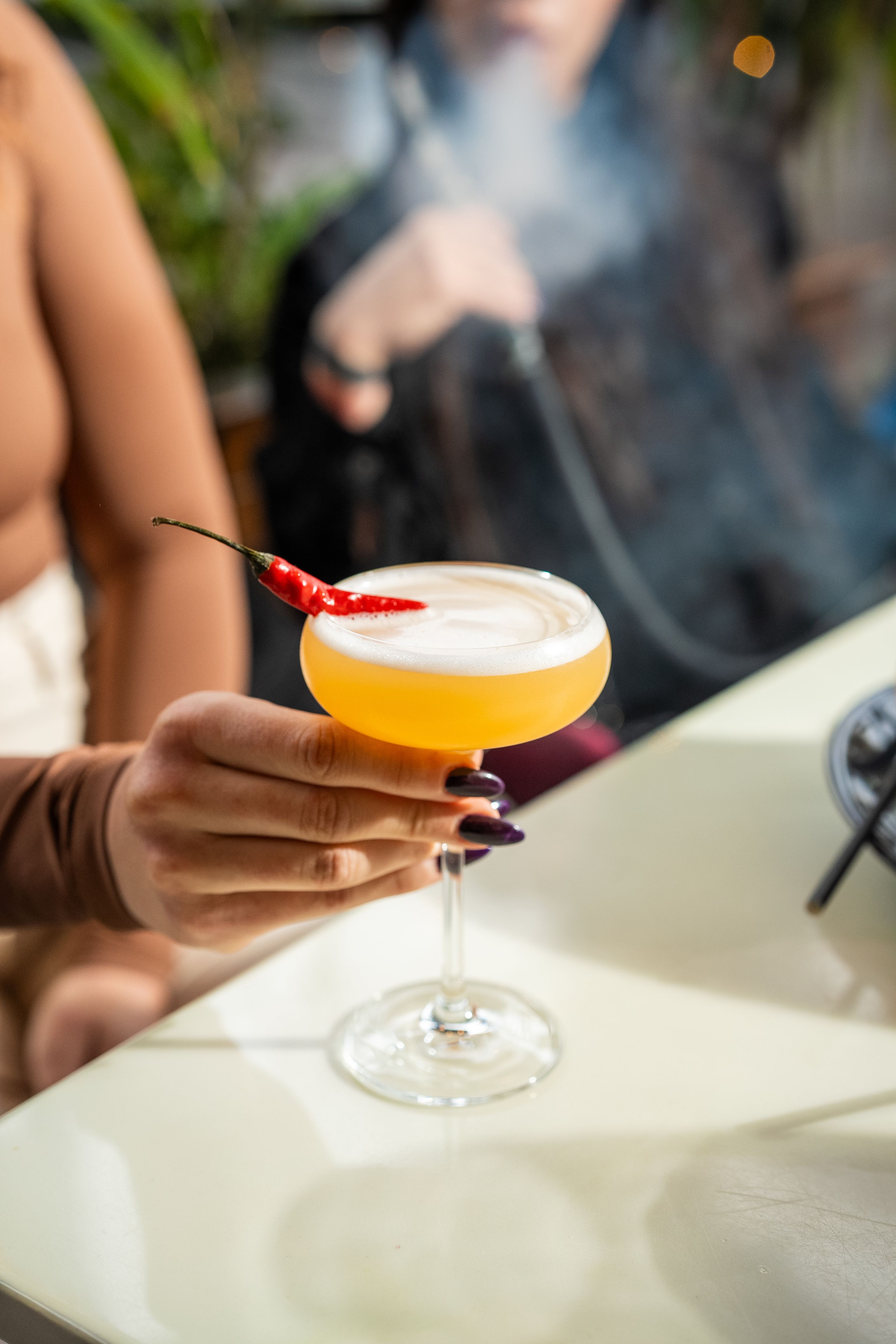 Chili-Infused Cocktail with Elegant Presentation · Free Stock Photo