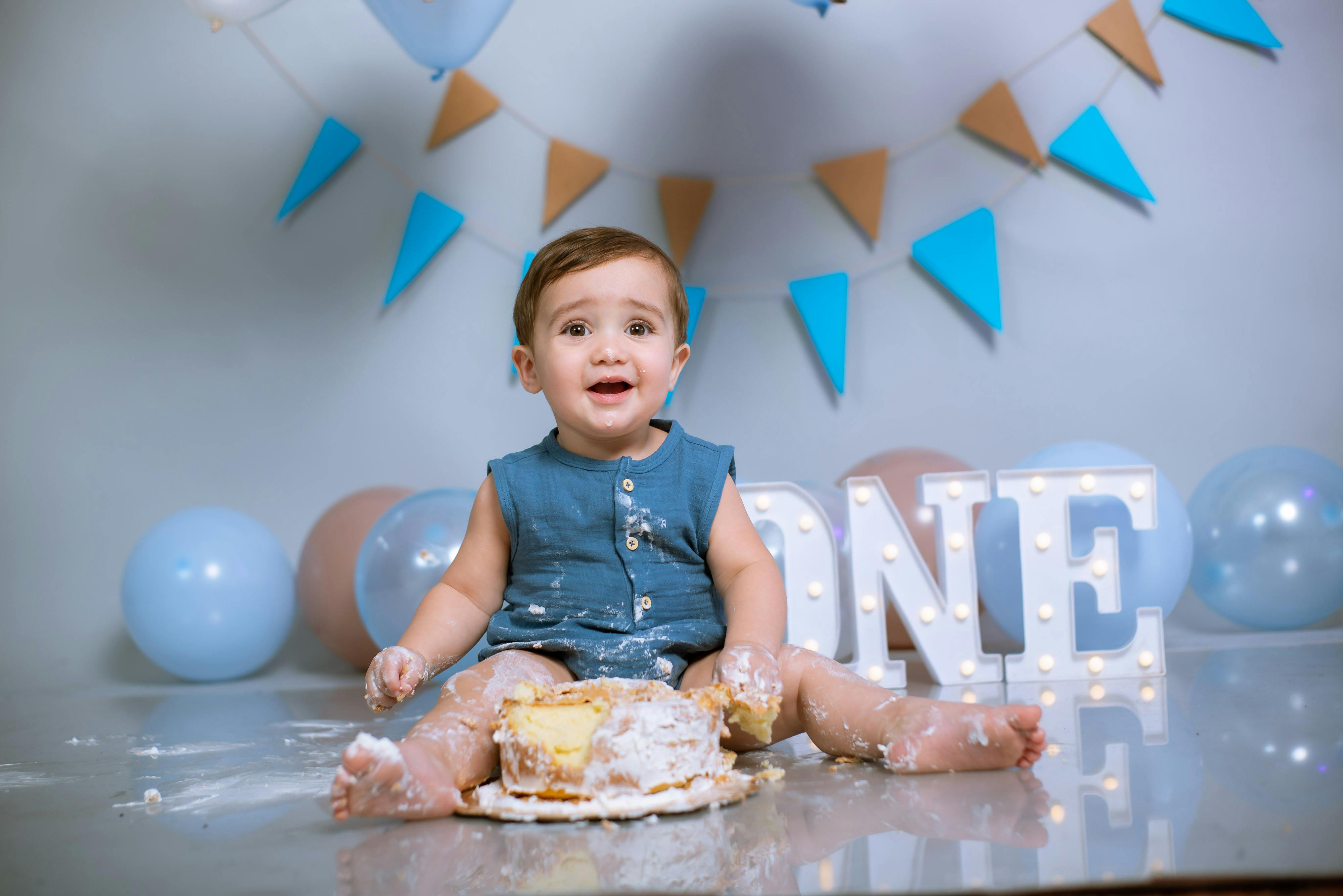 Adorable Baby's First Birthday Celebration · Free Stock Photo