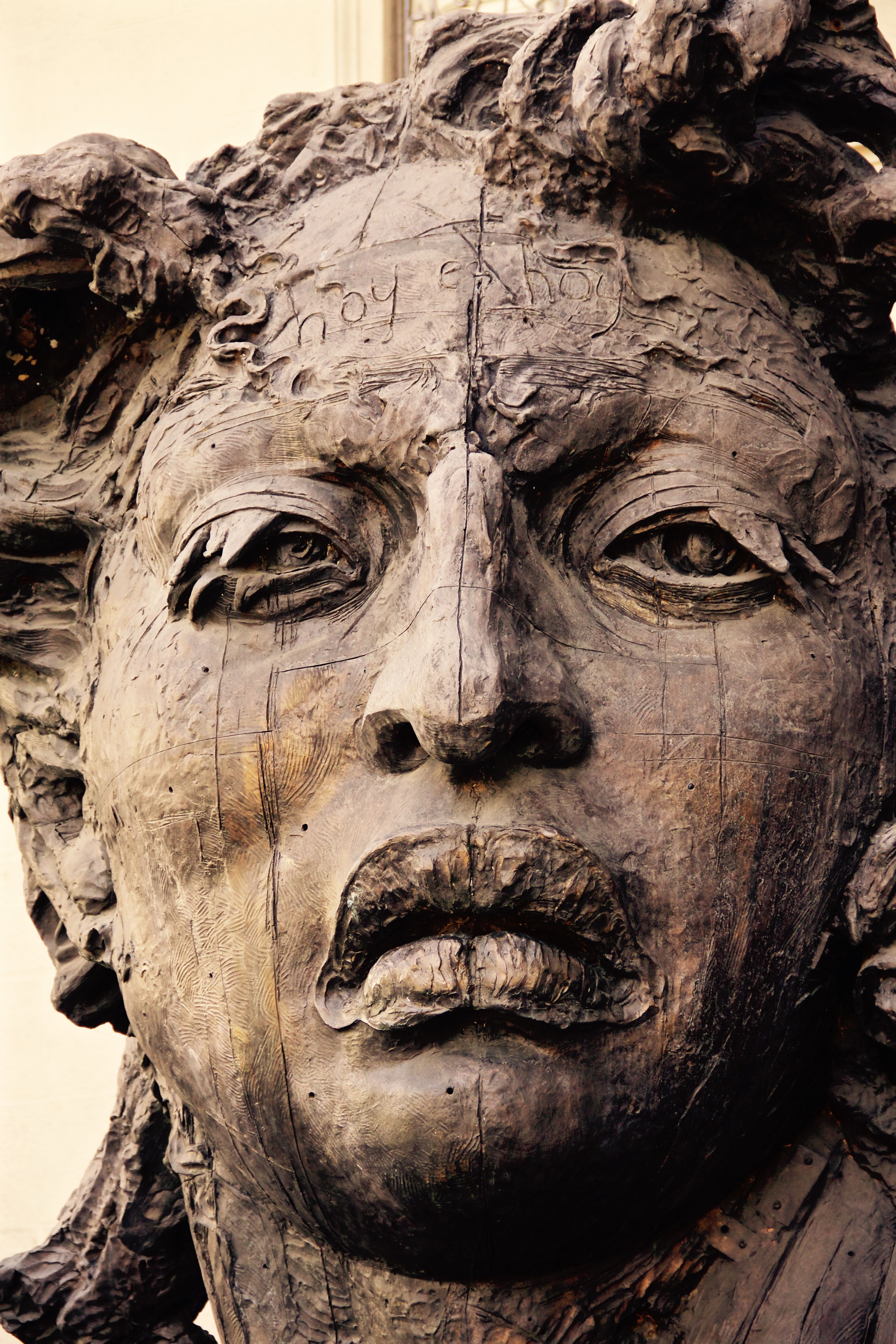 Close up of Buddha Face Sculpture · Free Stock Photo