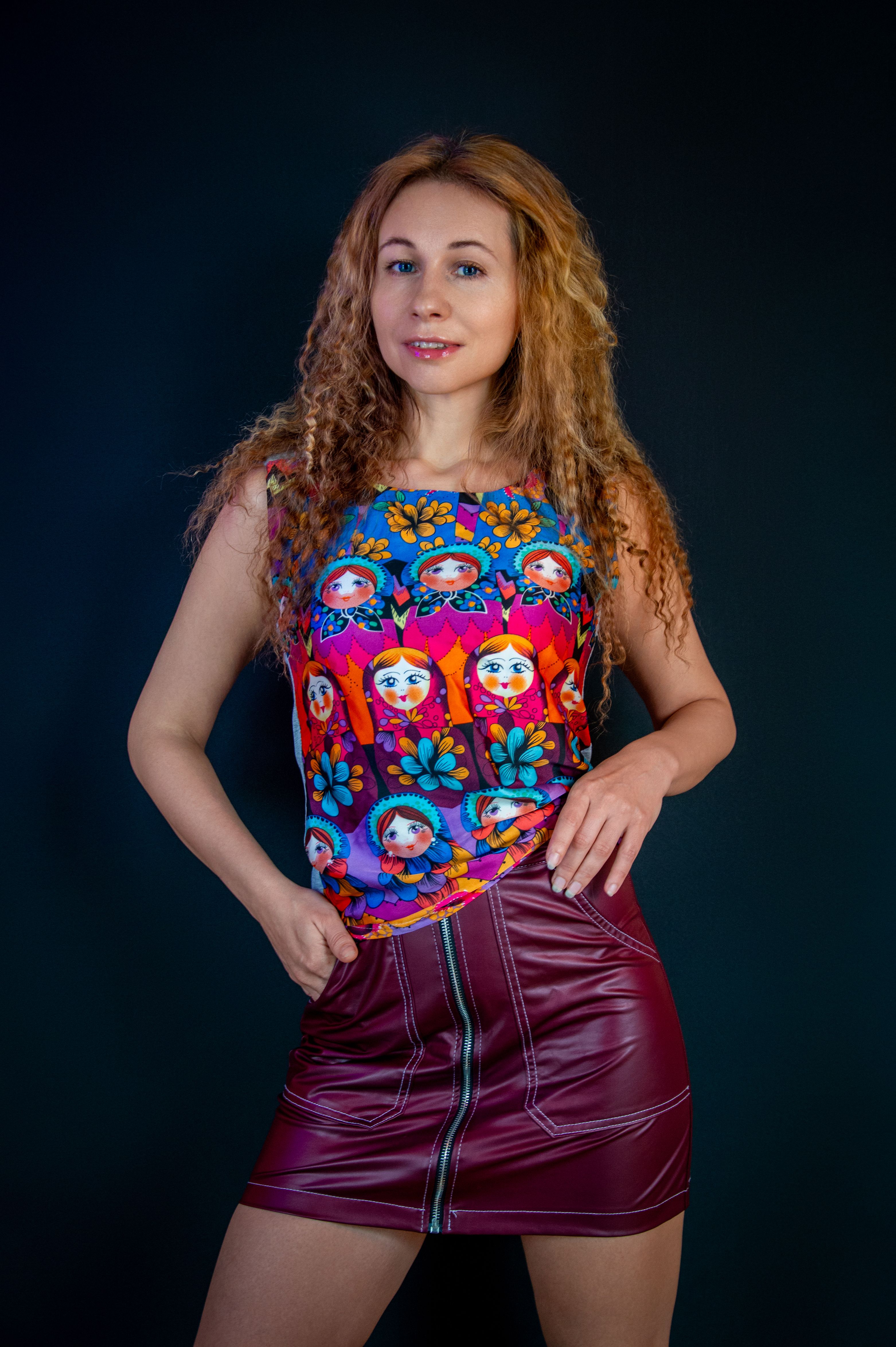 Fashion Portrait of Woman in Colorful Outfit · Free Stock Photo