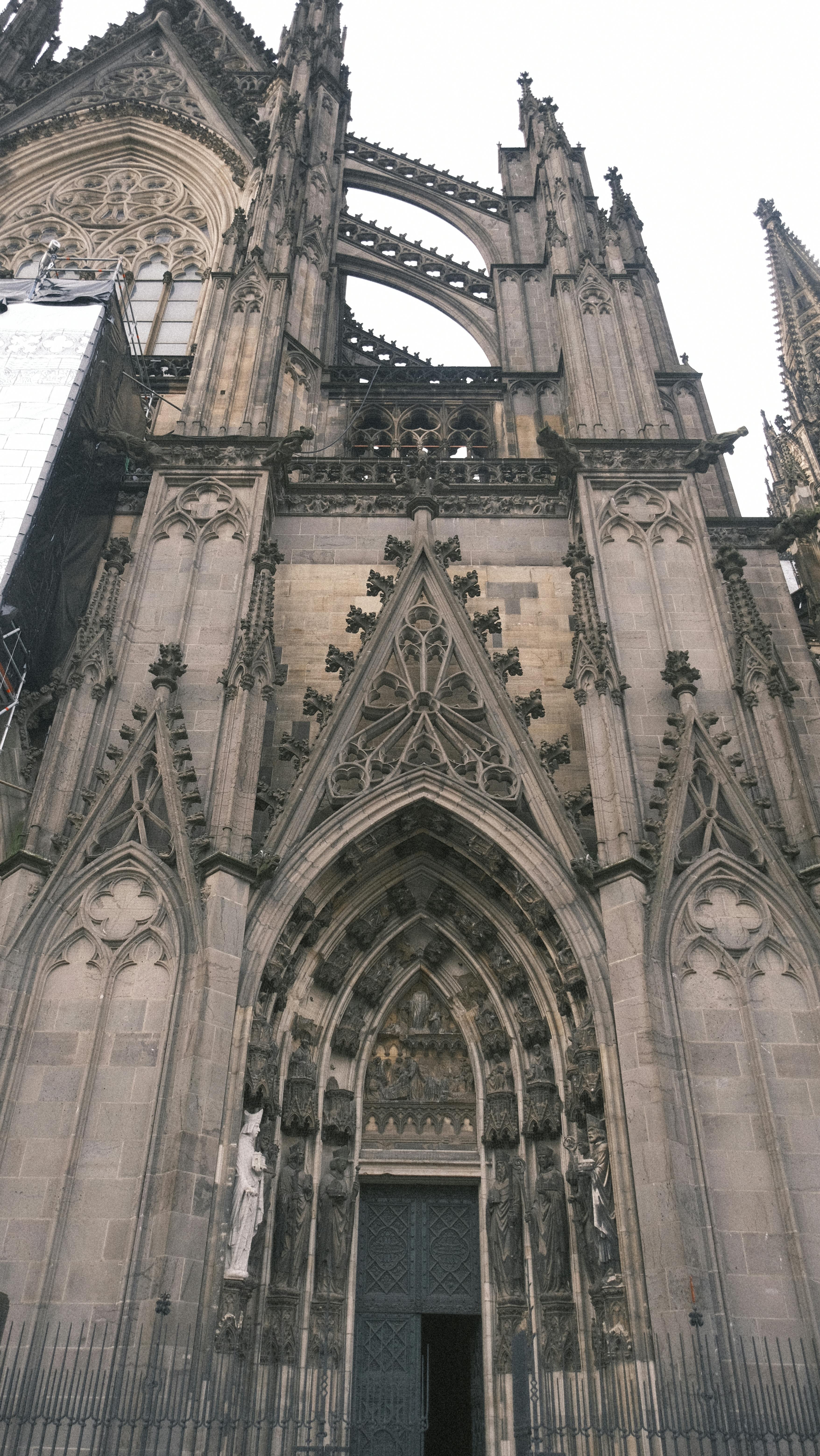 Gothic Cathedral Entrance Architectural Detail · Free Stock Photo