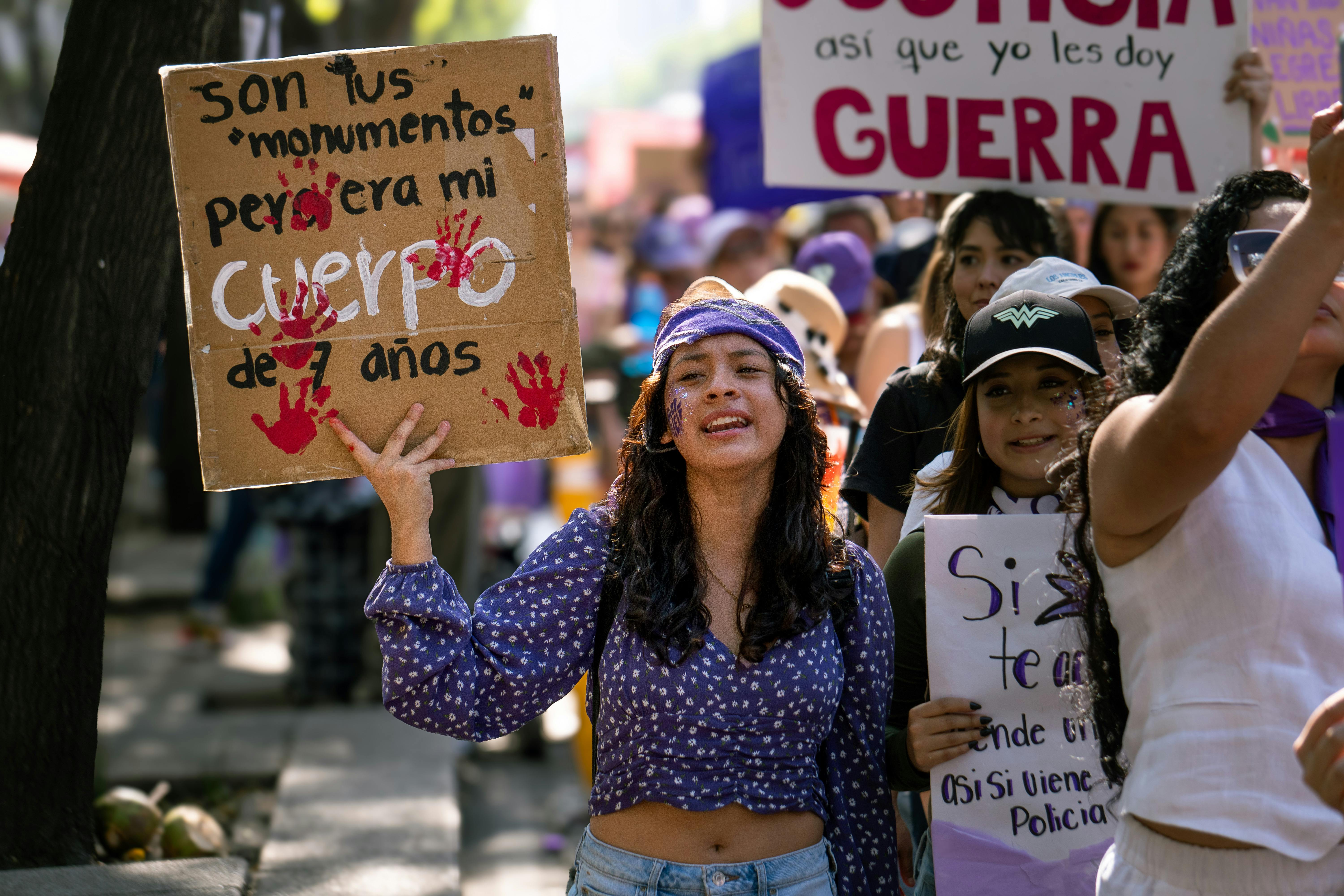 Women's Rights Protest in Mexico City · Free Stock Photo