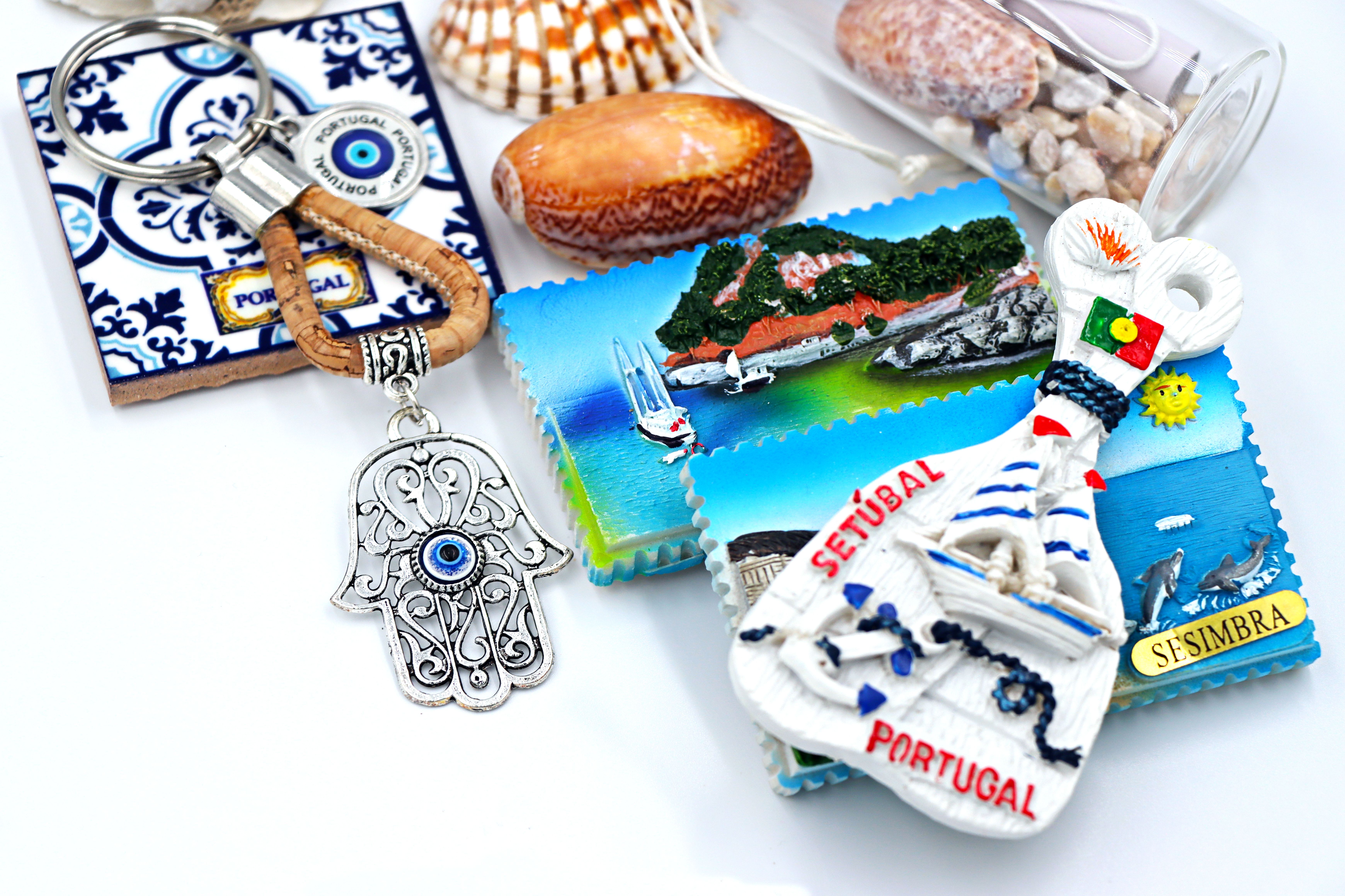 Colorful Portuguese Souvenirs Featuring Setúbal and Sesimbra · Free ...