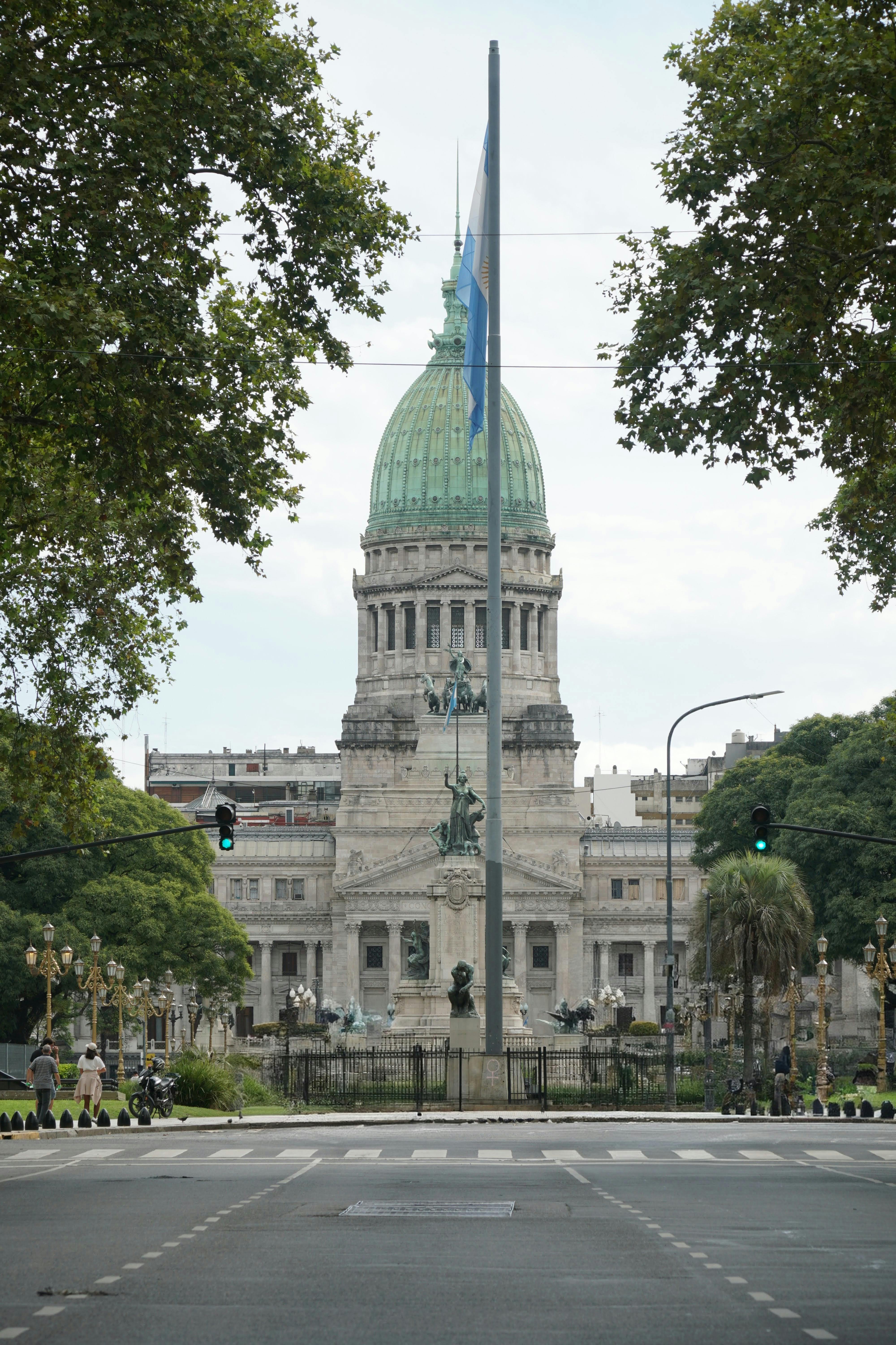 Iconic Buenos Aires Congress Building in Summer · Free Stock Photo