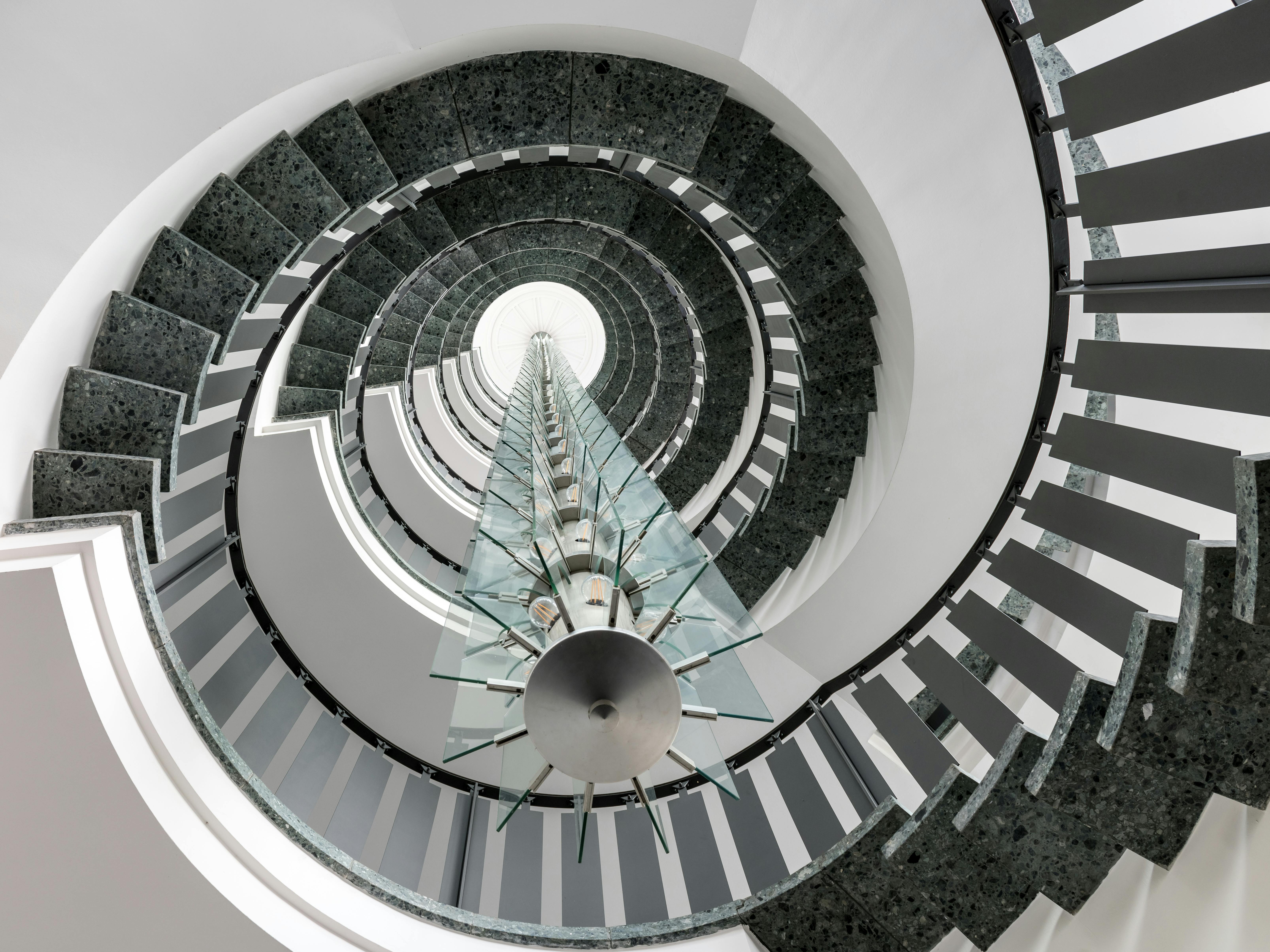 Captivating Spiral Staircase in Hamburg · Free Stock Photo