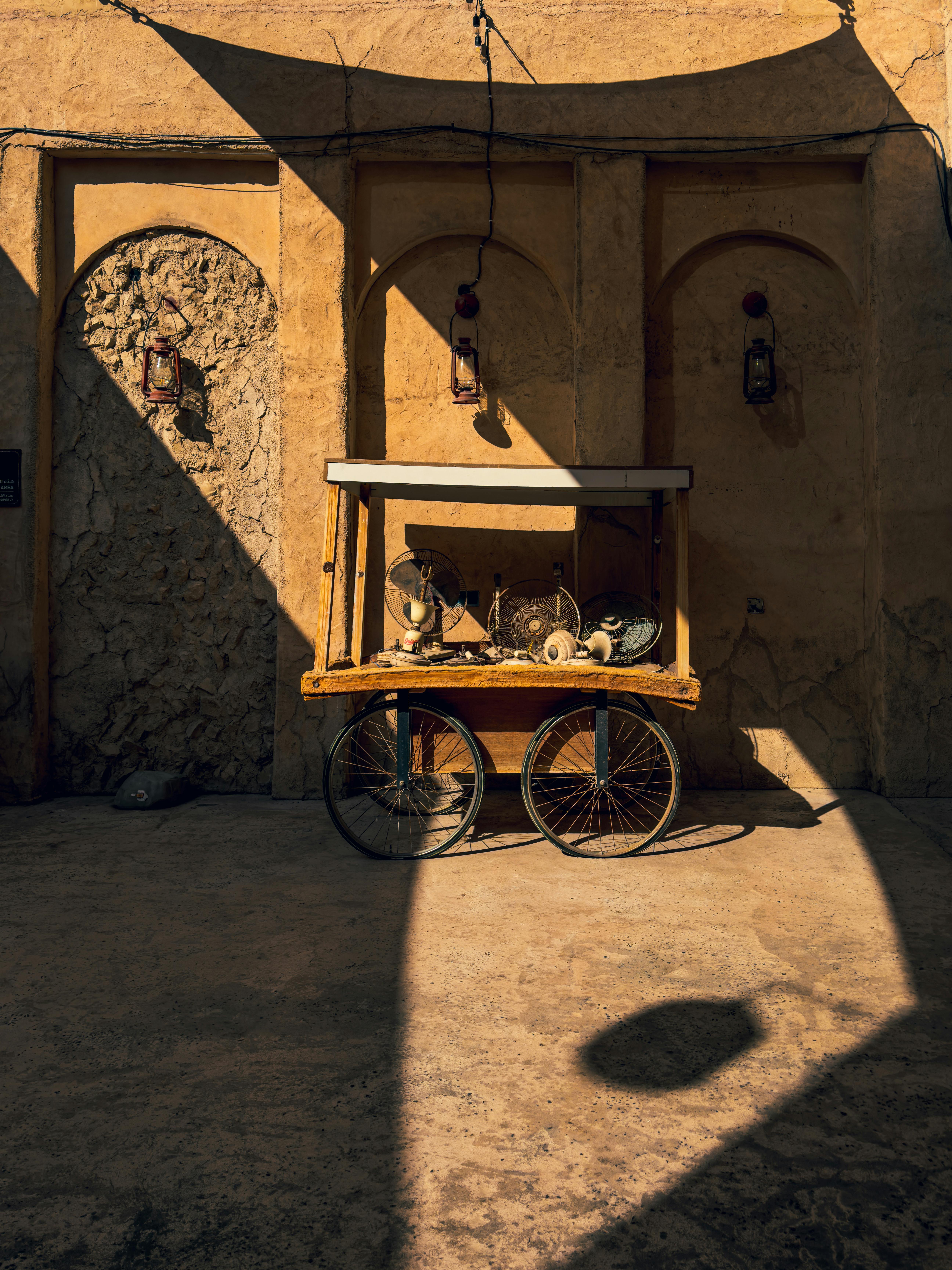 Vintage Market Cart in Al Seef Dubai · Free Stock Photo