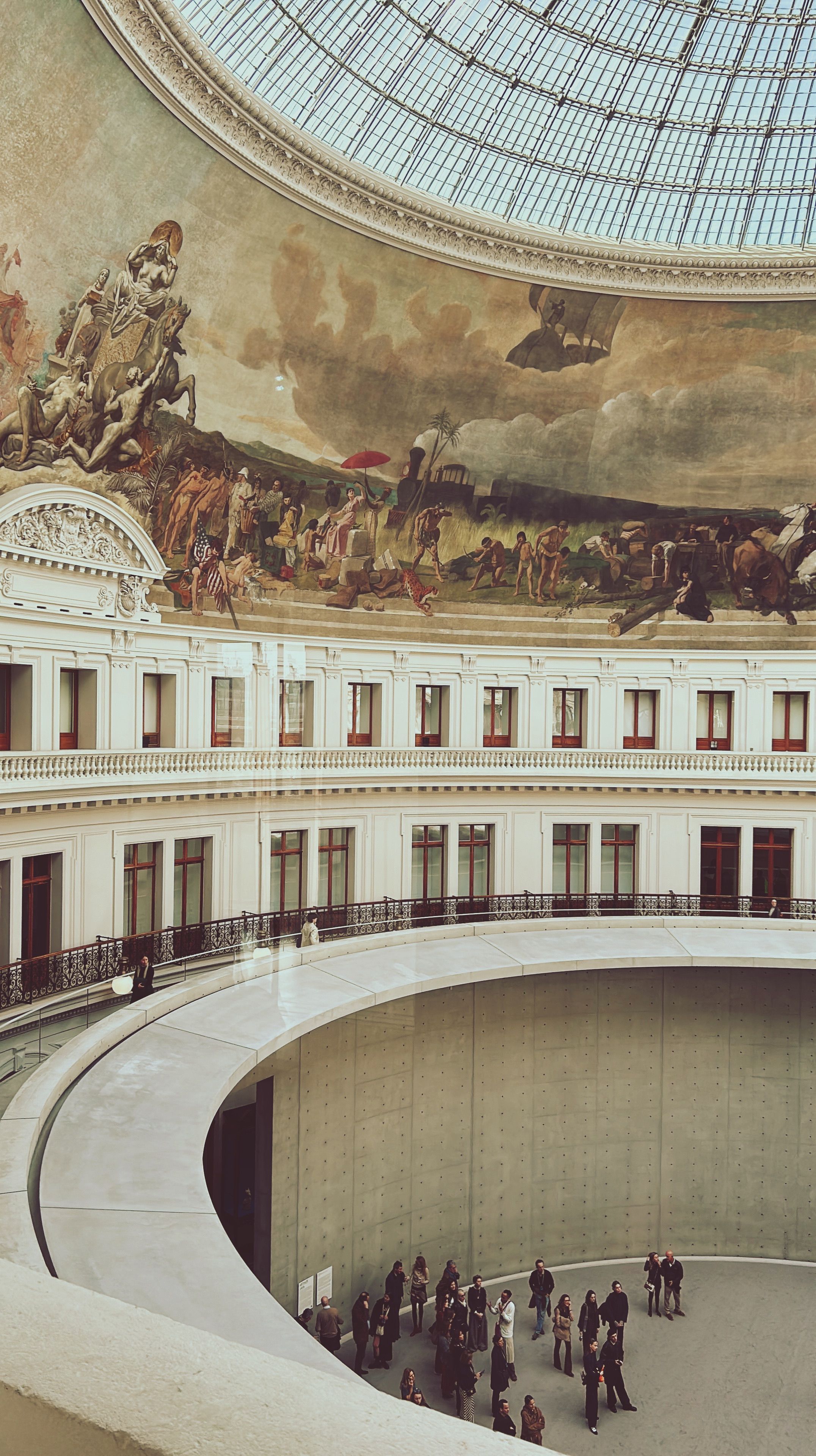 Bourse de Commerce Interior Dome in Paris · Free Stock Photo