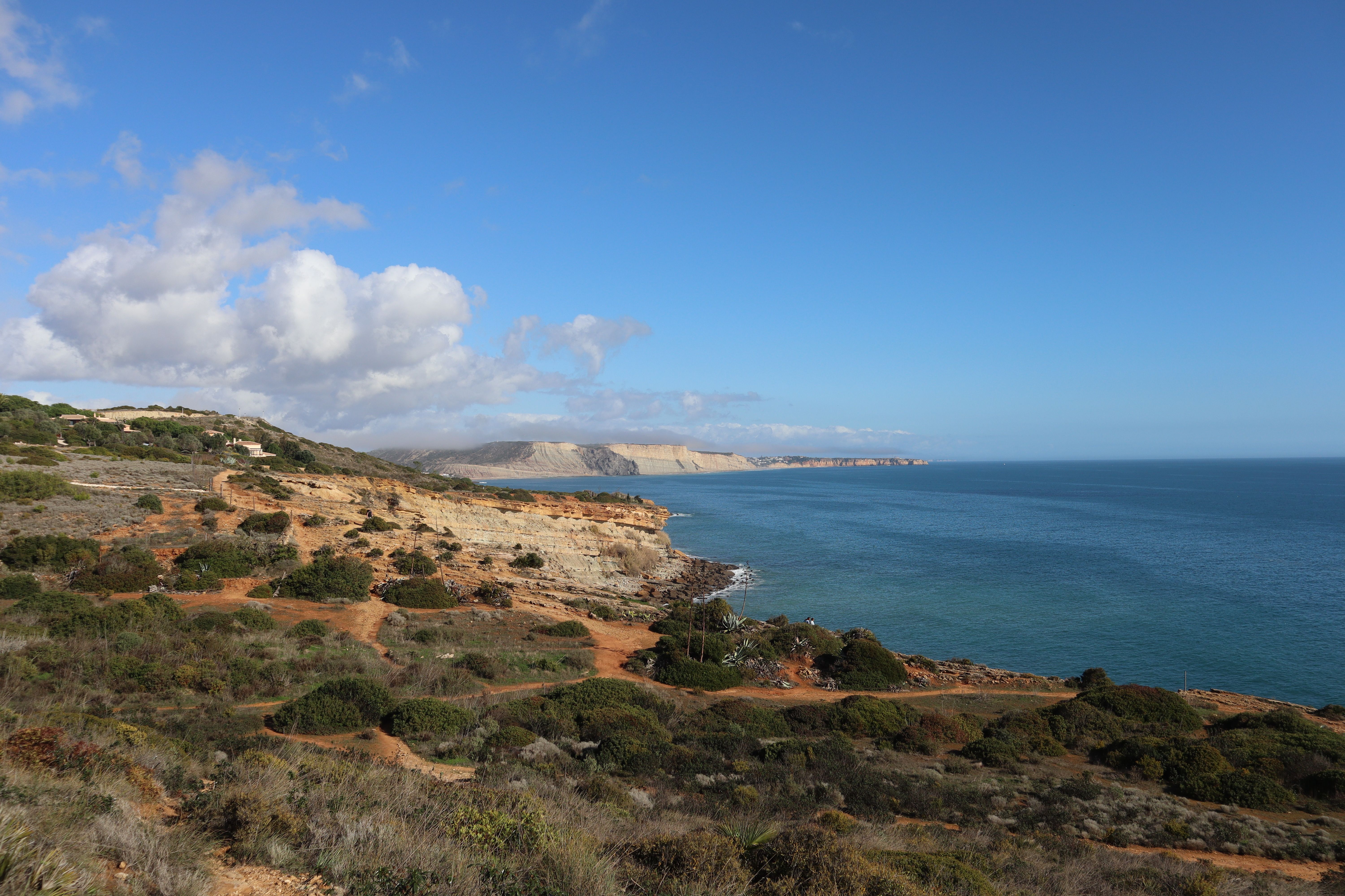 Scenic Coastal Cliffs in Algarve, Portugal · Free Stock Photo