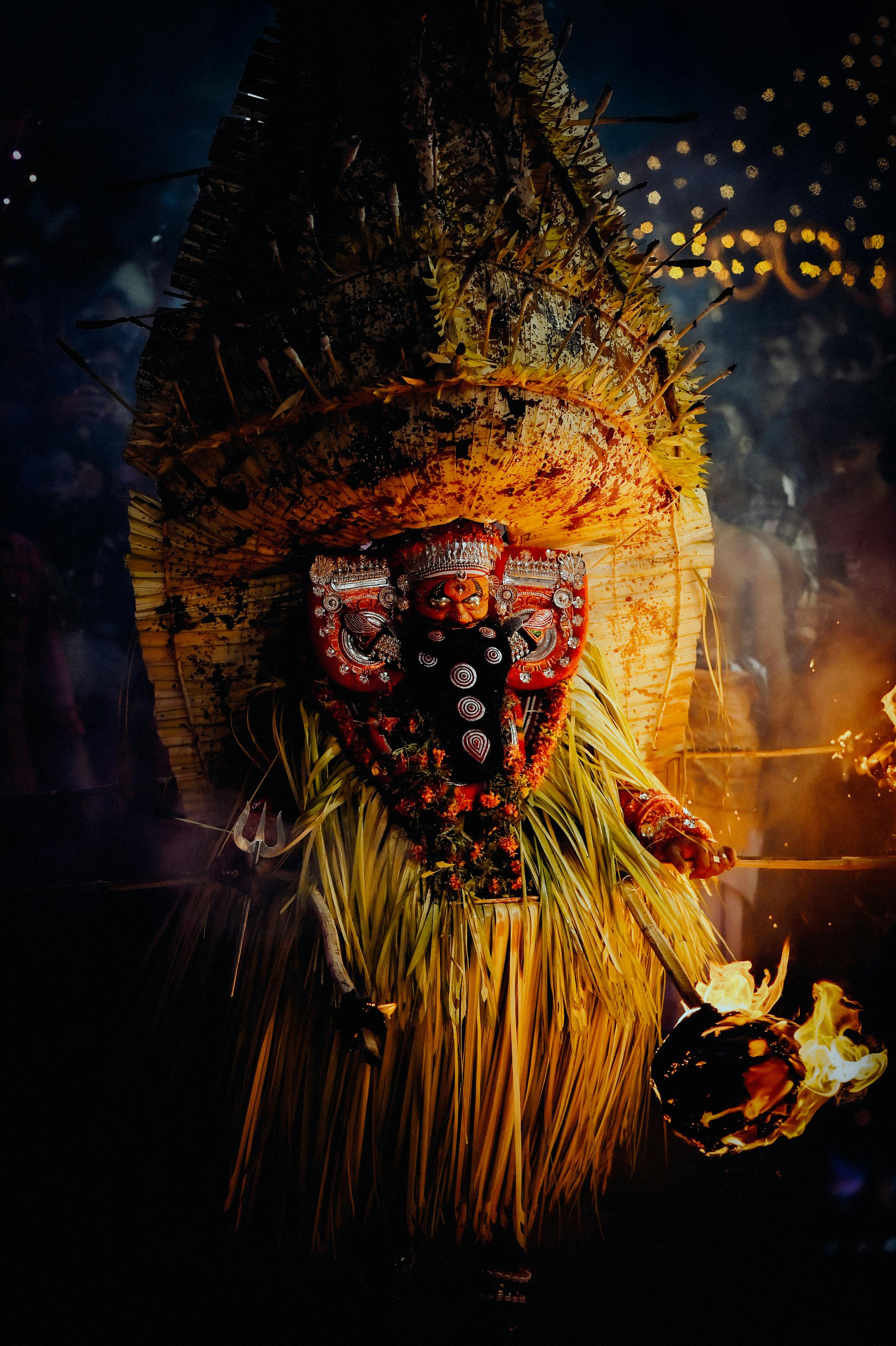 Traditional Indian Ritual Dance Performance · Free Stock Photo