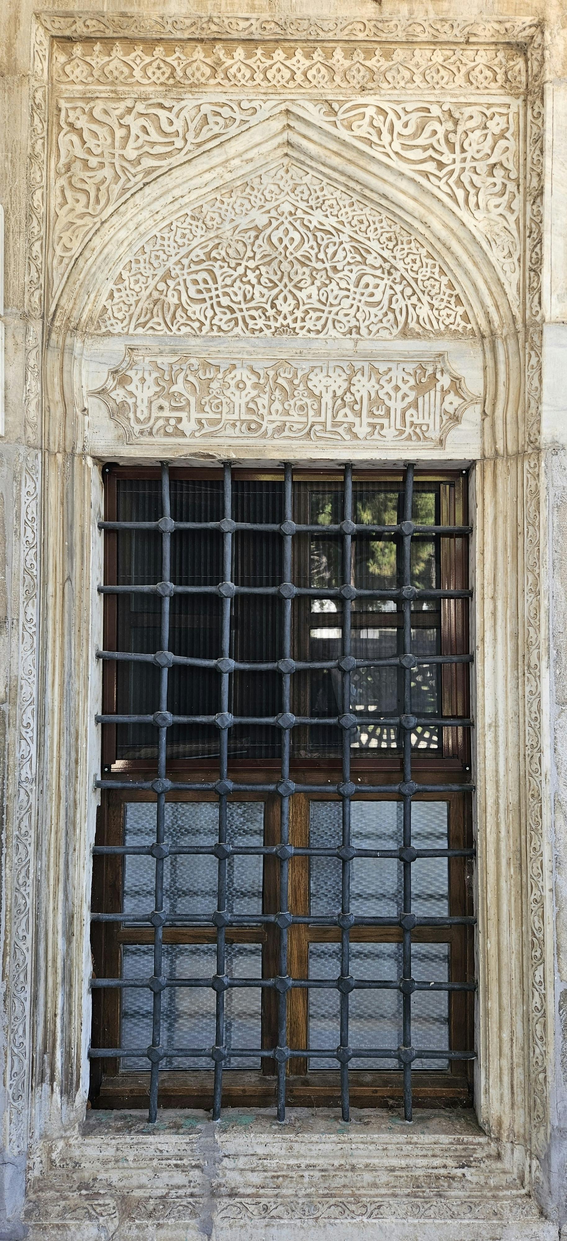 Intricate Islamic Architecture Window in Bursa · Free Stock Photo