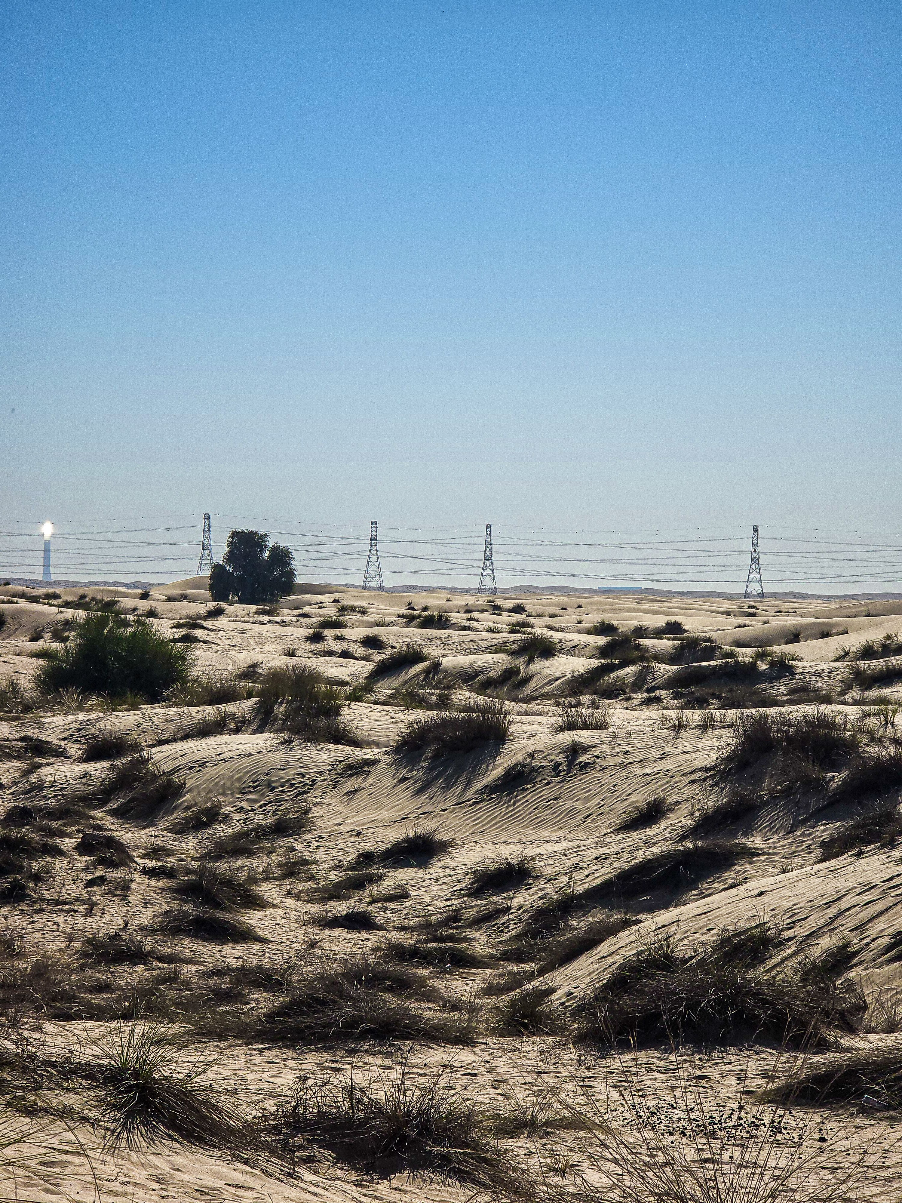 Scenic Desert Landscape in Dubai, UAE · Free Stock Photo