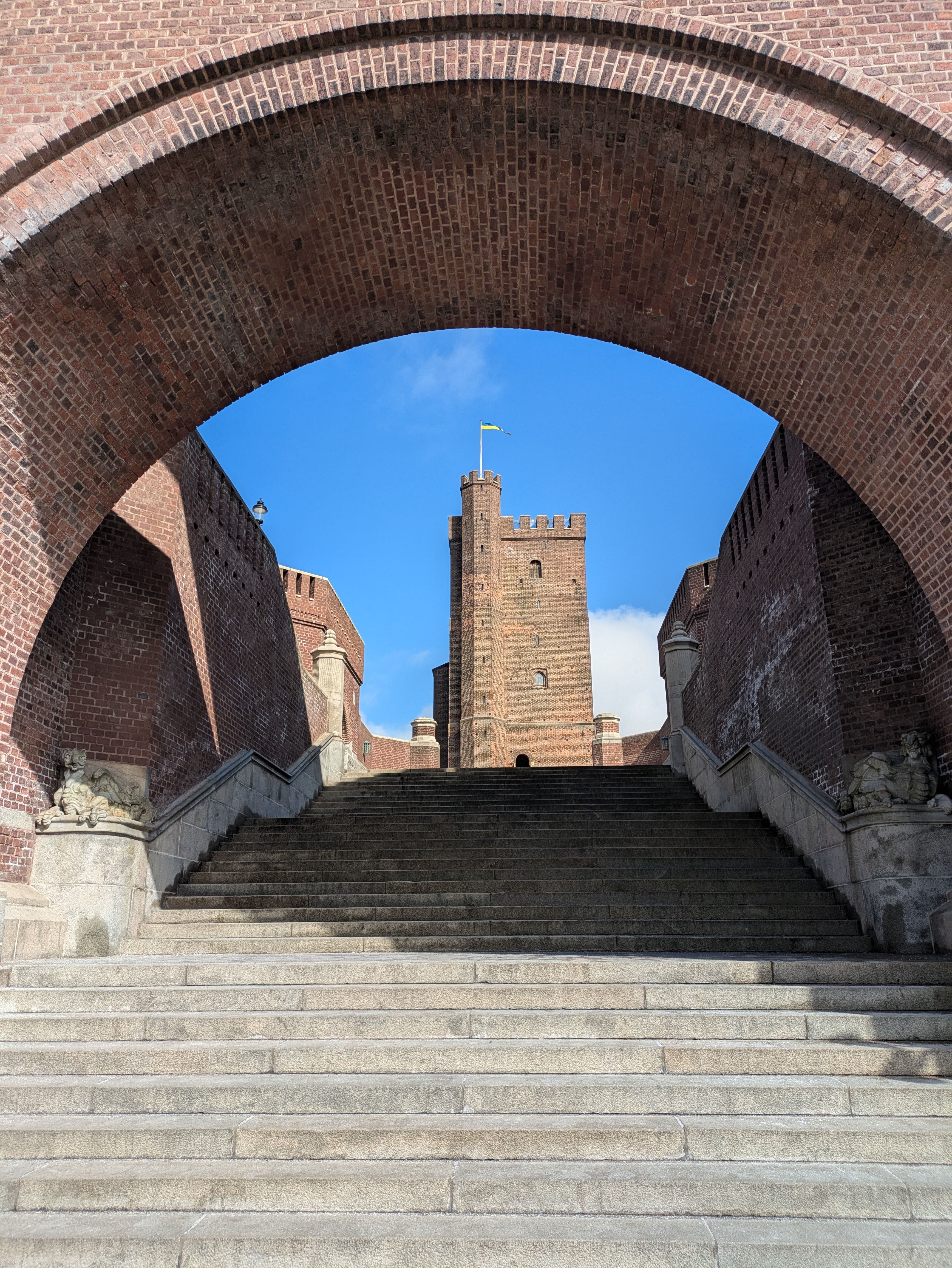 Medieval Brick Tower in Helsingborg · Free Stock Photo