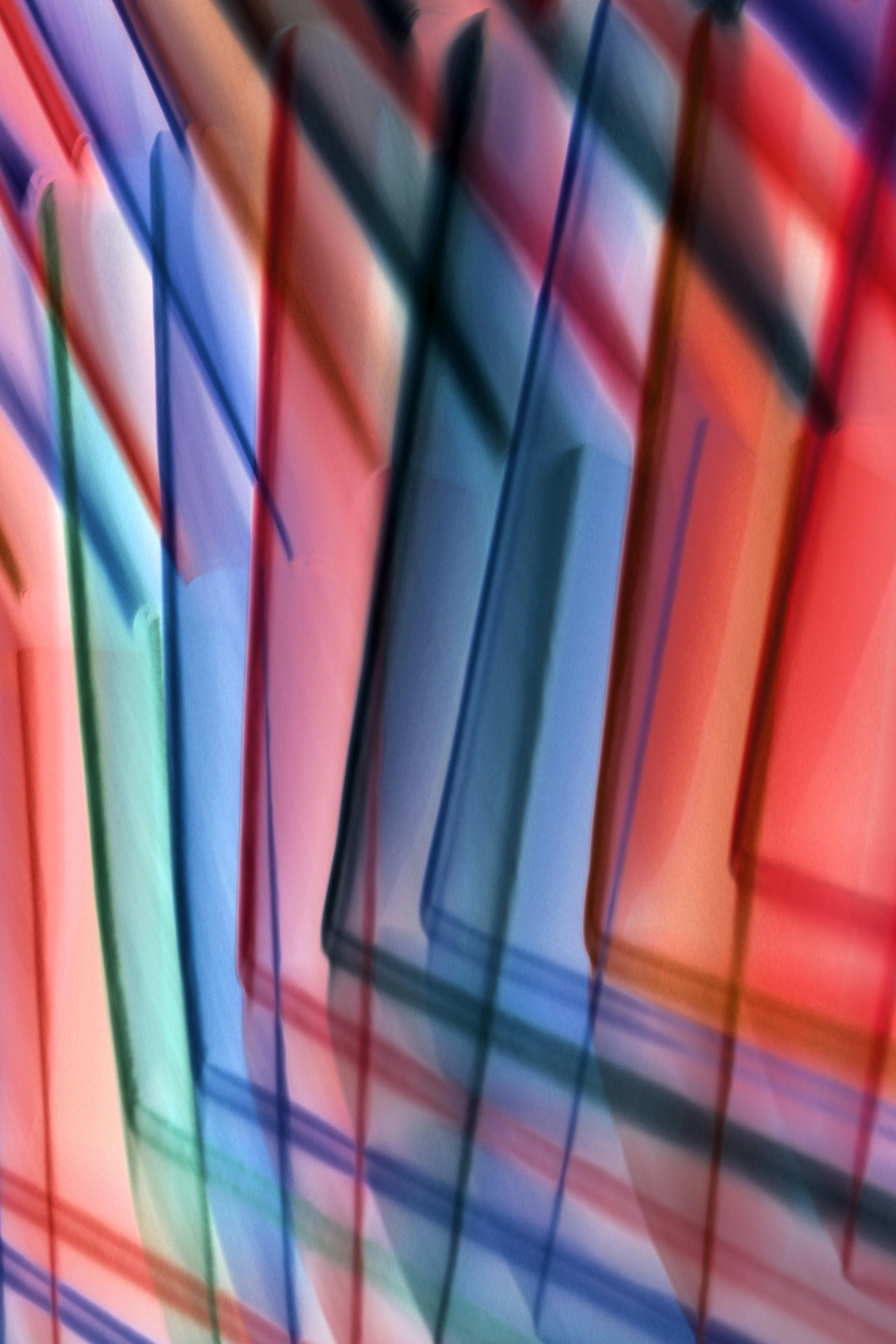 Abstract Colorful Light Trails Pattern · Free Stock Photo