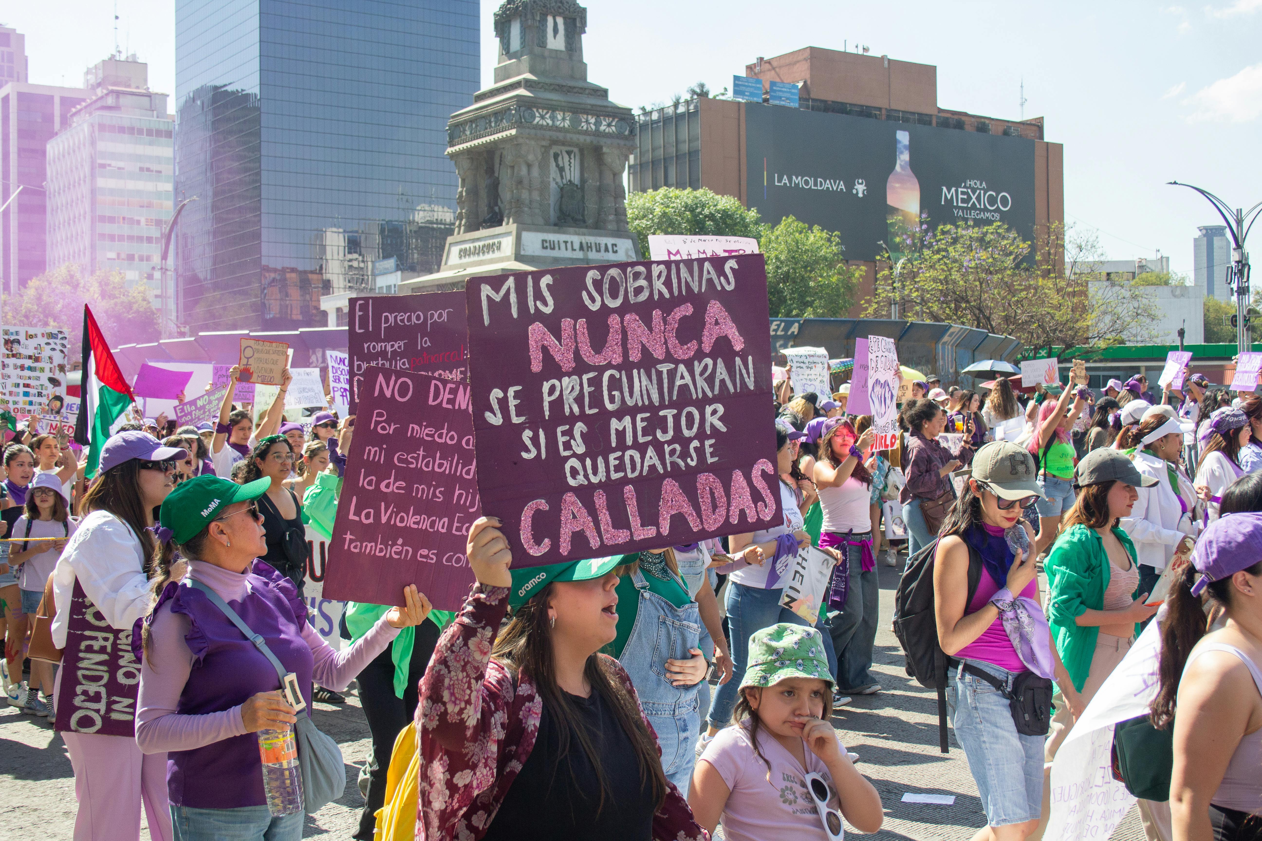 Women's Rights March in Mexico City · Free Stock Photo