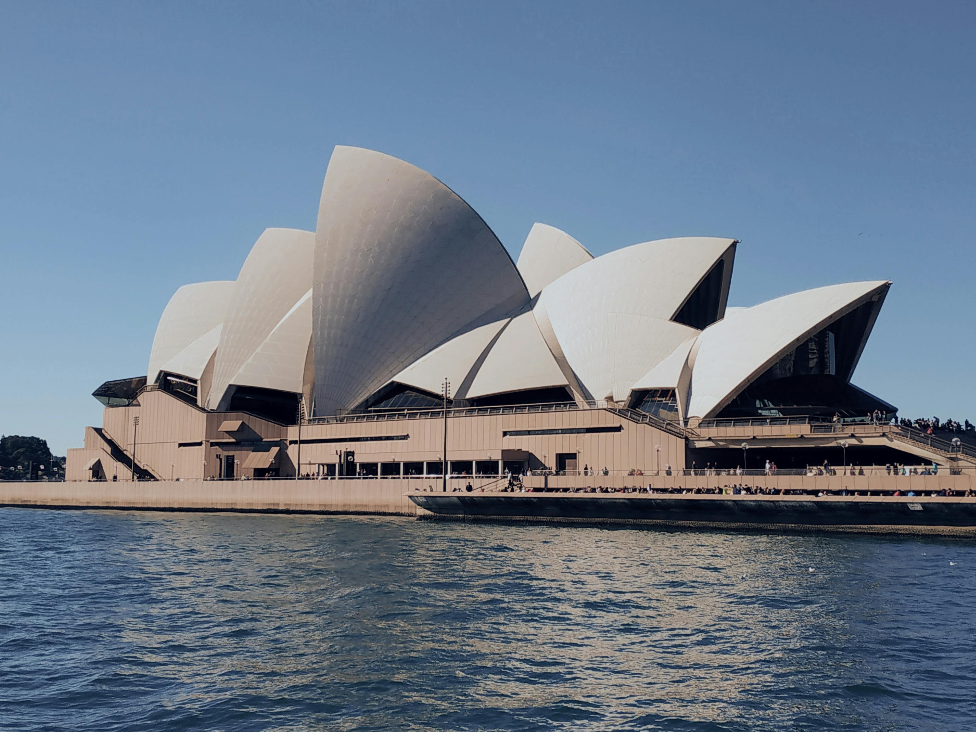 Sydney Opera House against Clear Blue Sky · Free Stock Photo