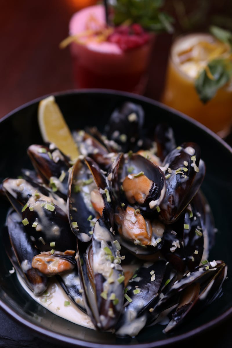 Mussels With Cream Photos, Download The BEST Free Mussels With Cream ...