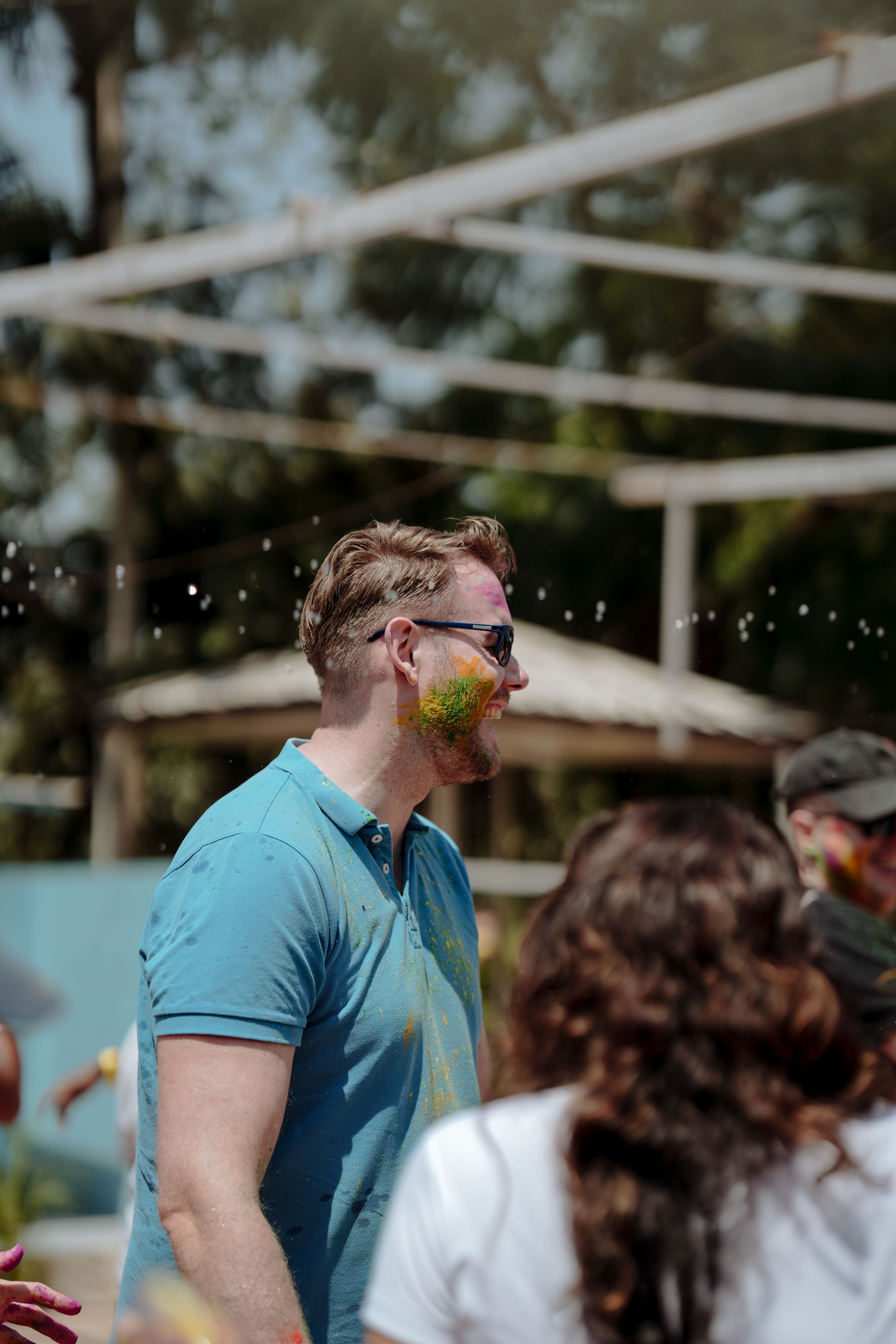 Colorful Celebration at Outdoor Festival in India · Free Stock Photo