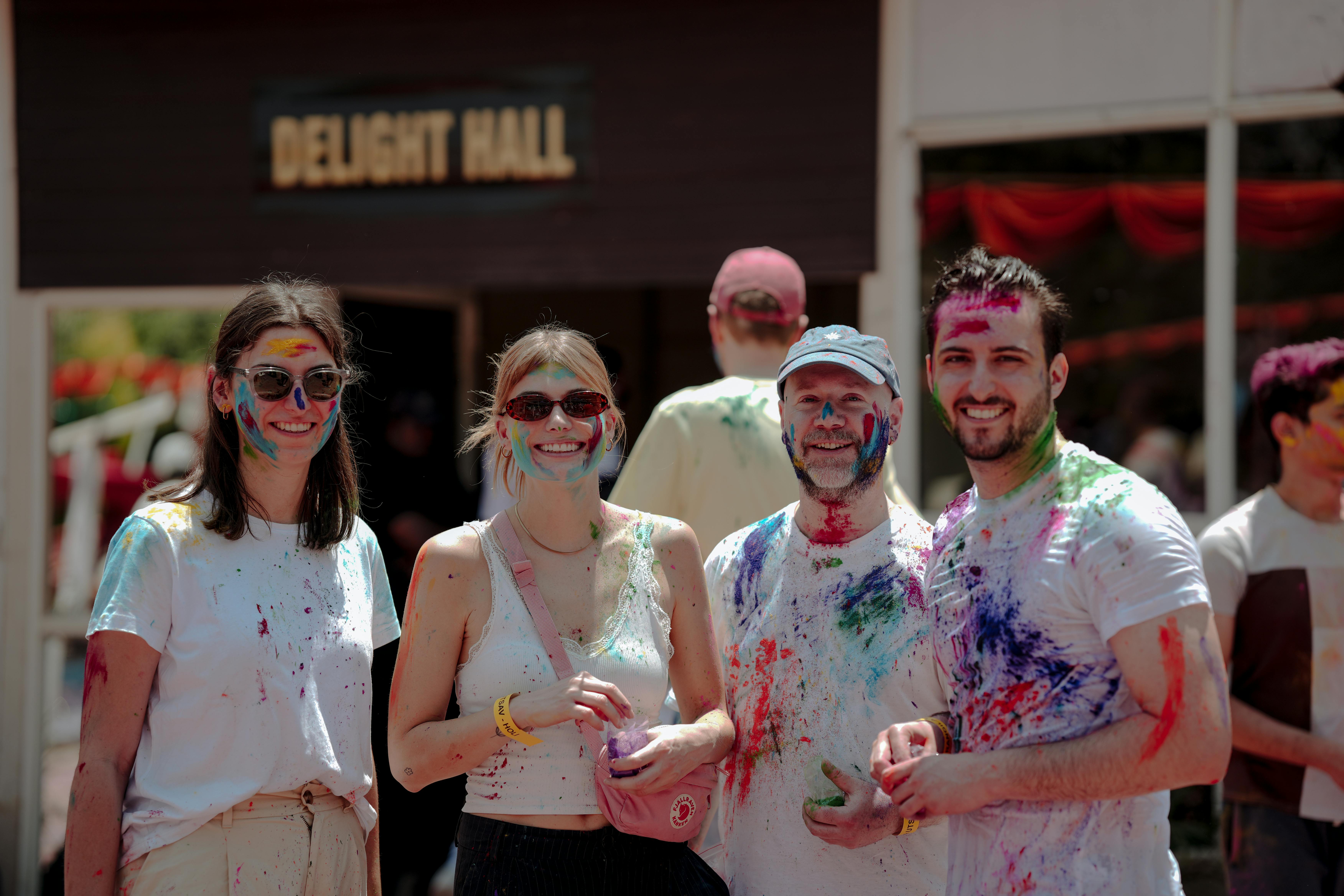 Colorful Celebration at Delight Hall · Free Stock Photo