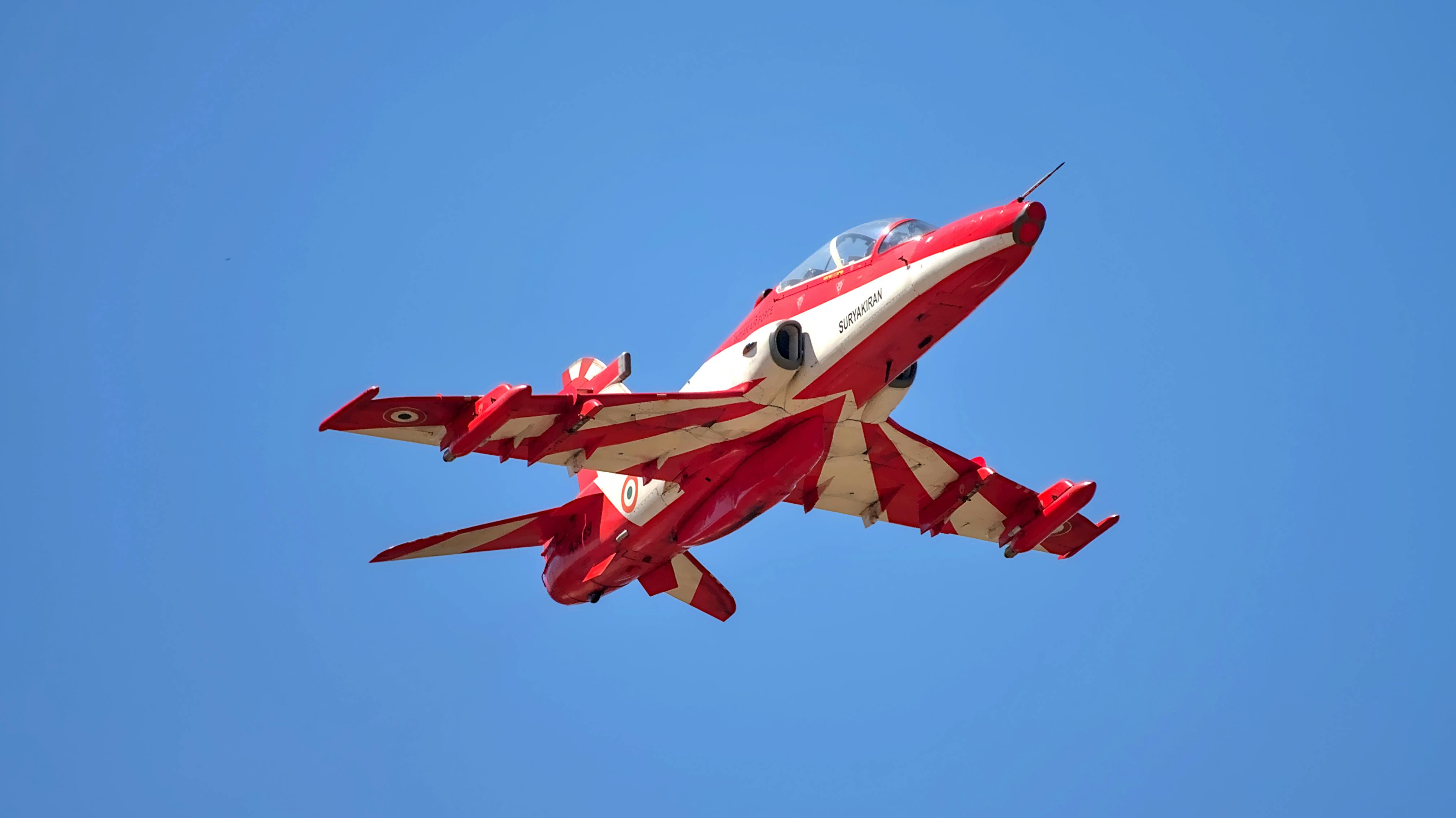 Aerial View of Surya Kiran Aerobatic Display · Free Stock Photo