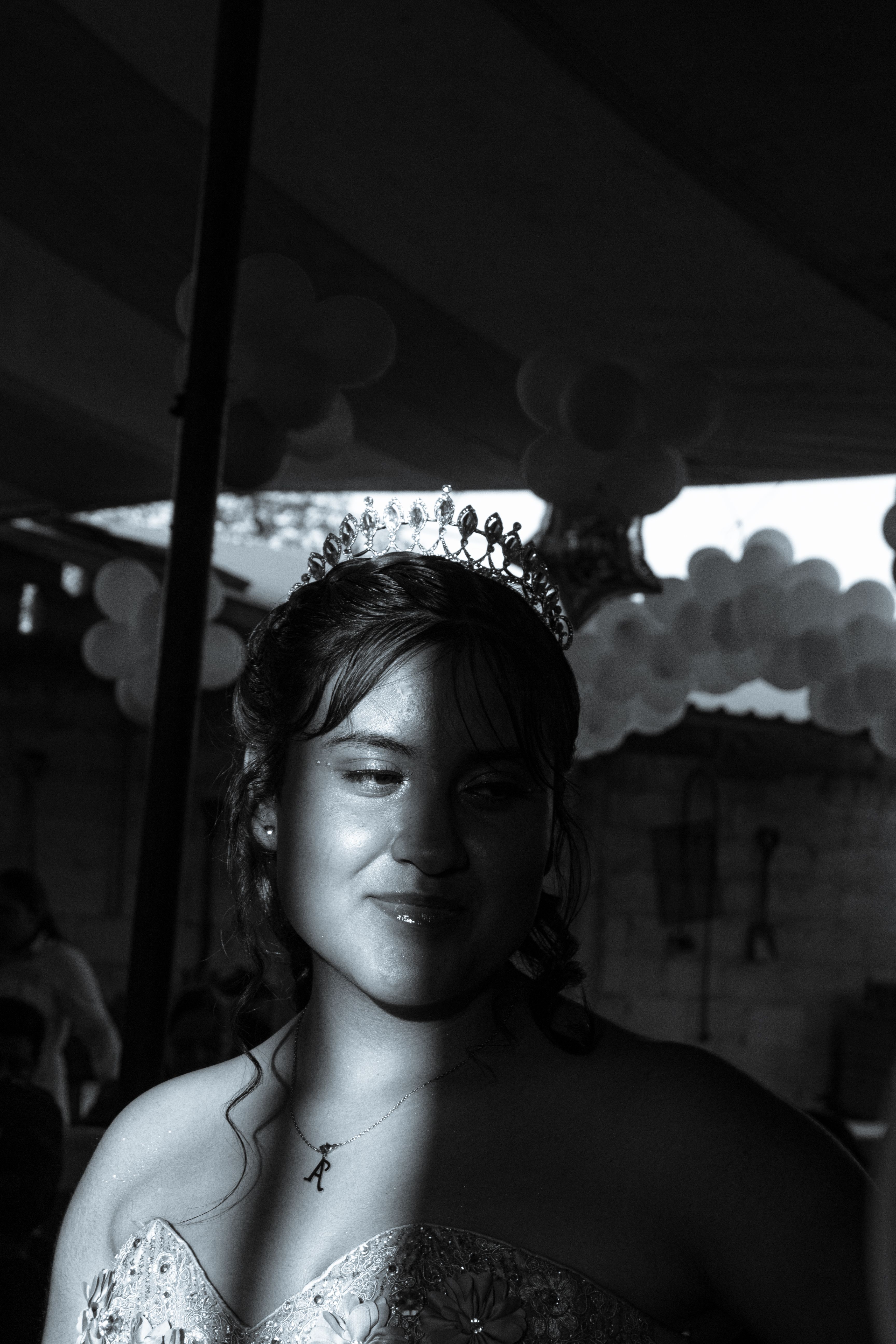 Young Woman with Crown at Celebration · Free Stock Photo