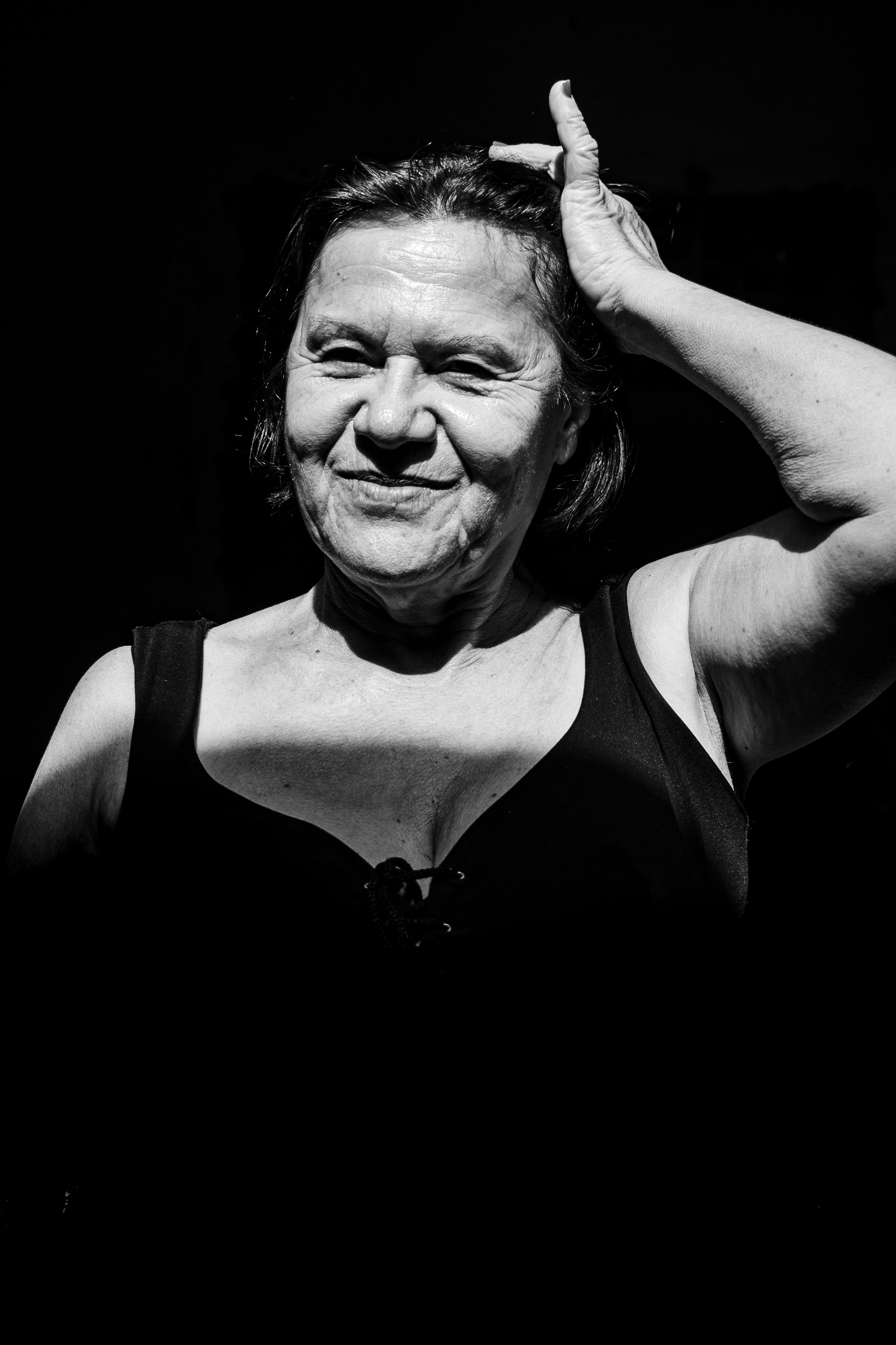 Expressive Black and White Portrait Photography · Free Stock Photo