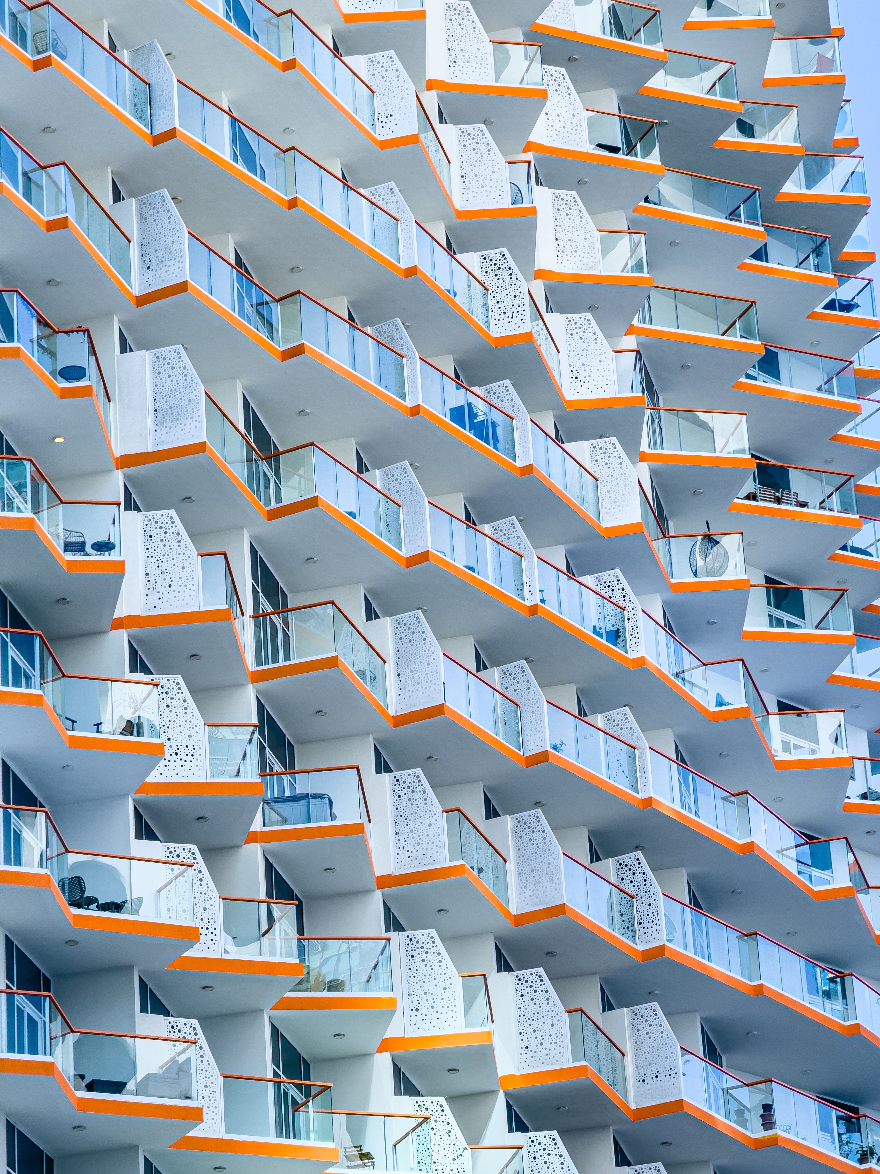 Modern Architecture of a Dubai Residential Building · Free Stock Photo