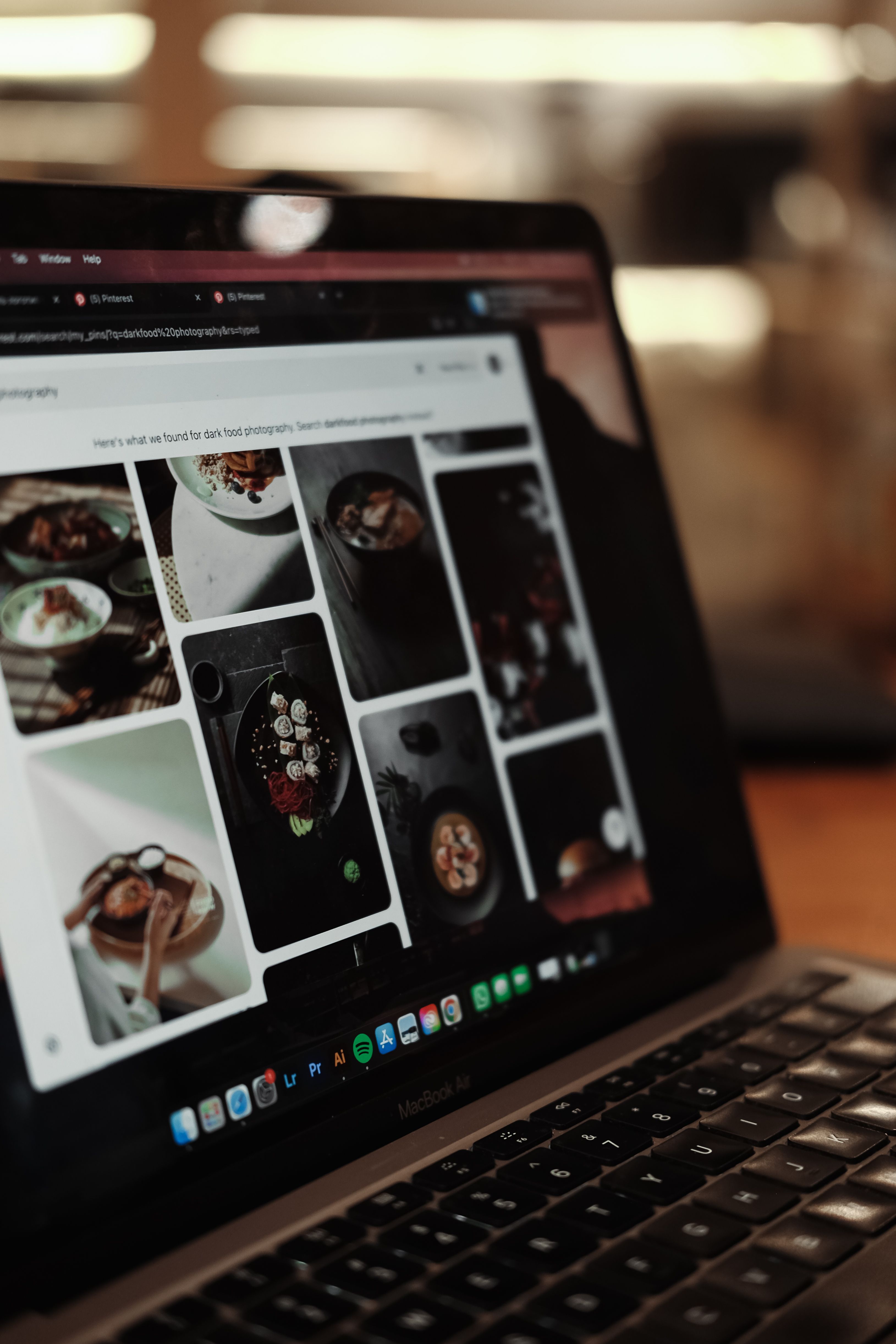 Laptop Displaying Food Photography Editing Software · Free Stock Photo
