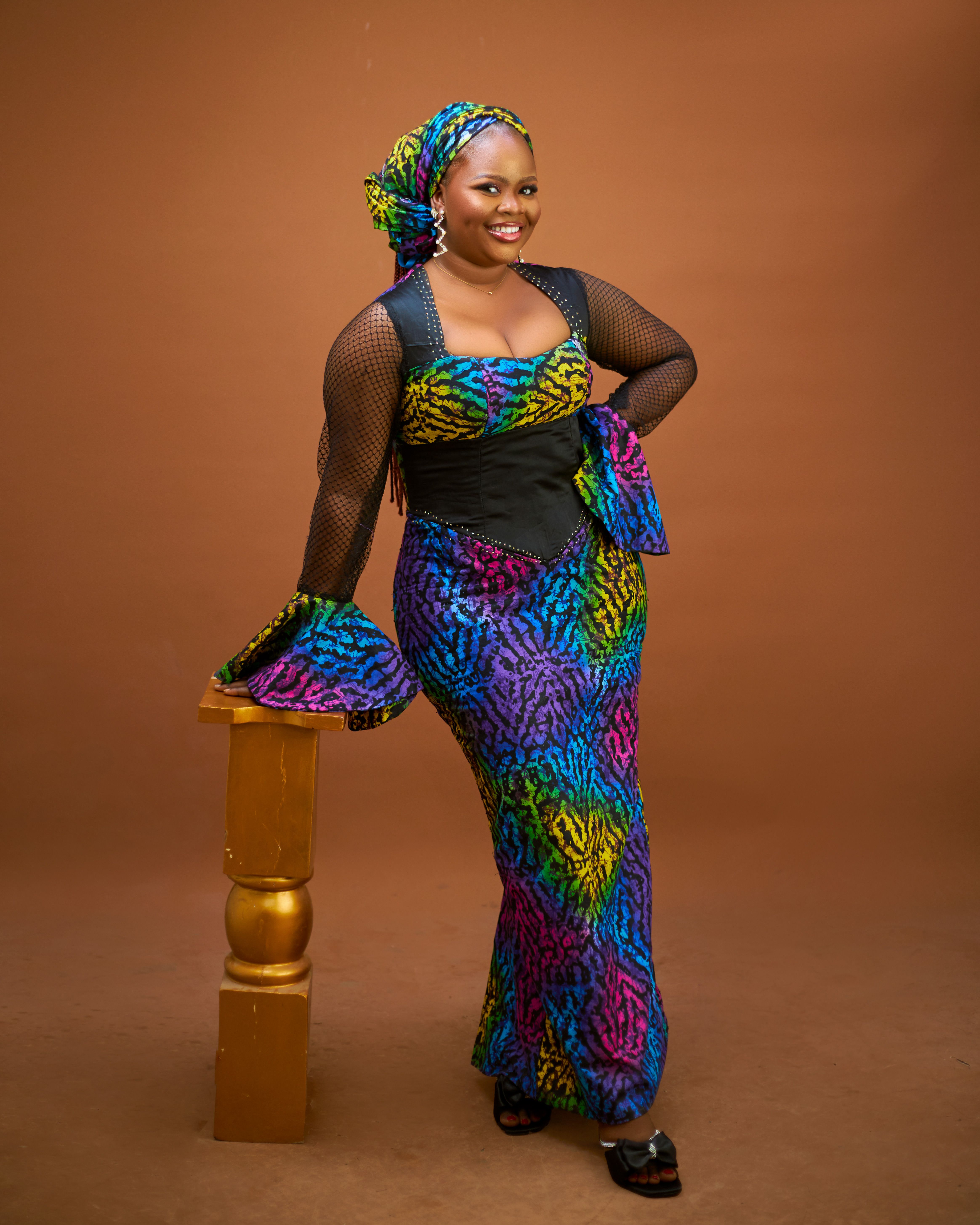 Colorful Traditional African Dress Portrait · Free Stock Photo