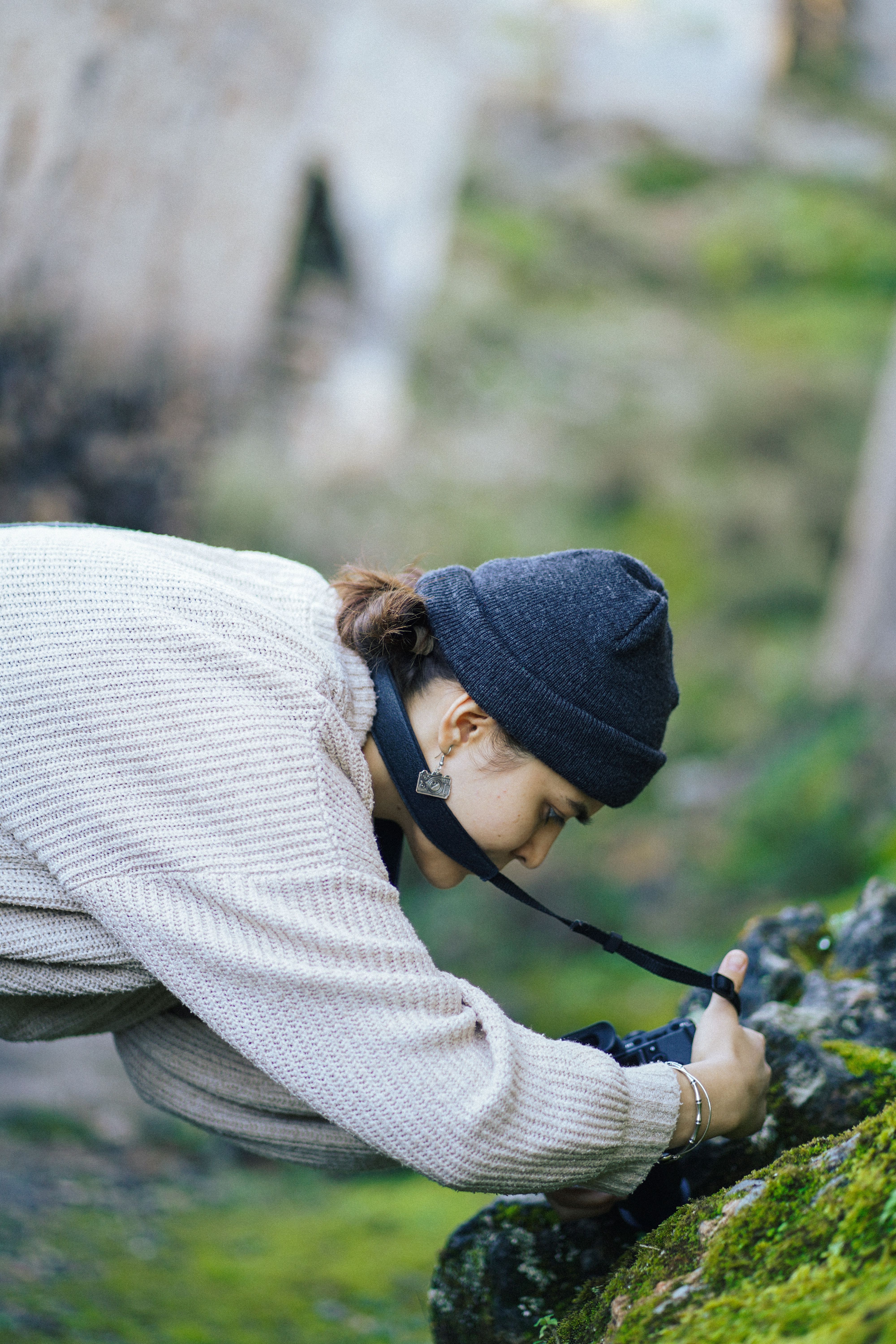Photographer Capturing Nature in Outdoor Setting · Free Stock Photo