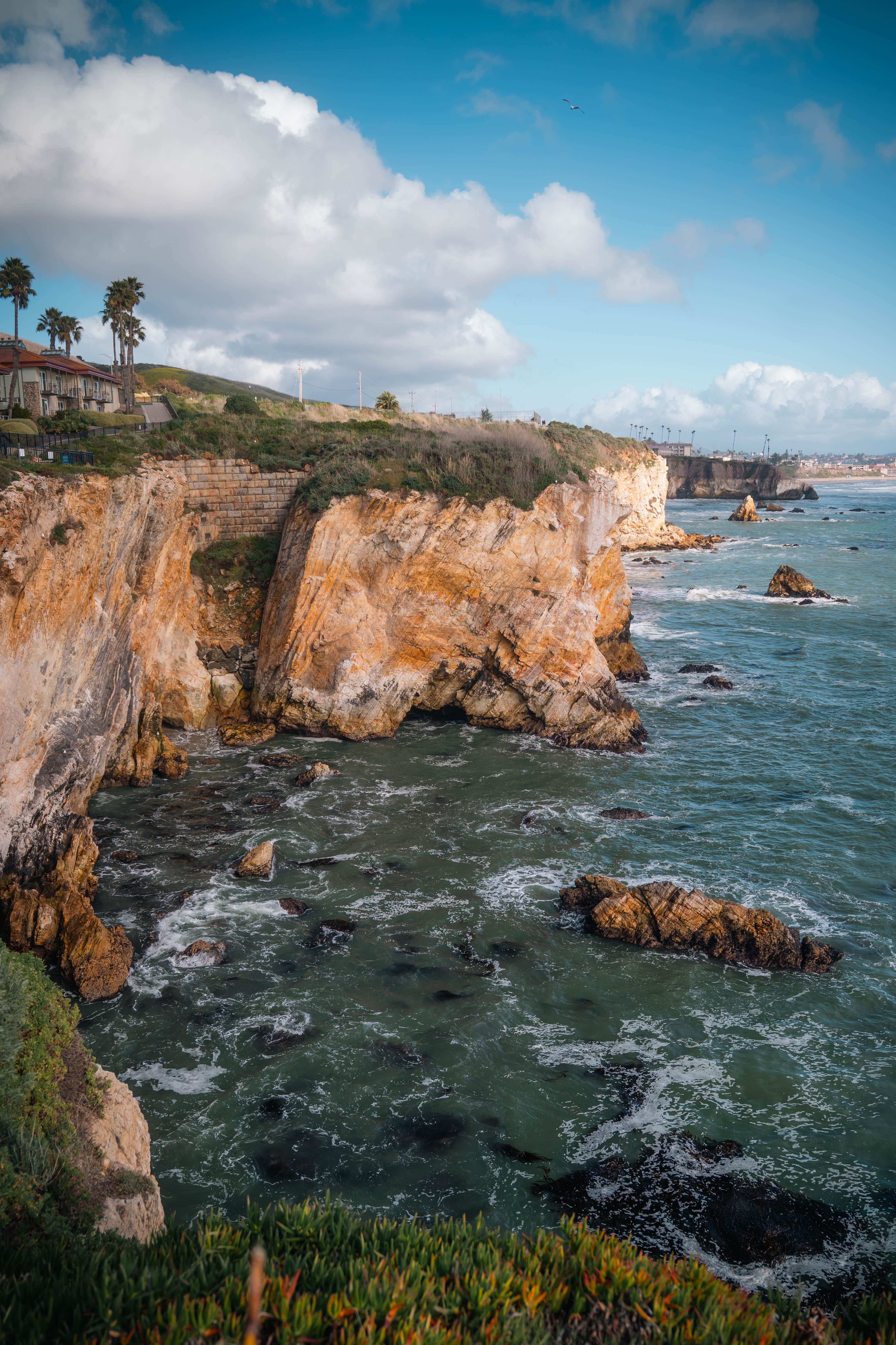 Scenic Coastal Cliffs Overlooking the Ocean · Free Stock Photo