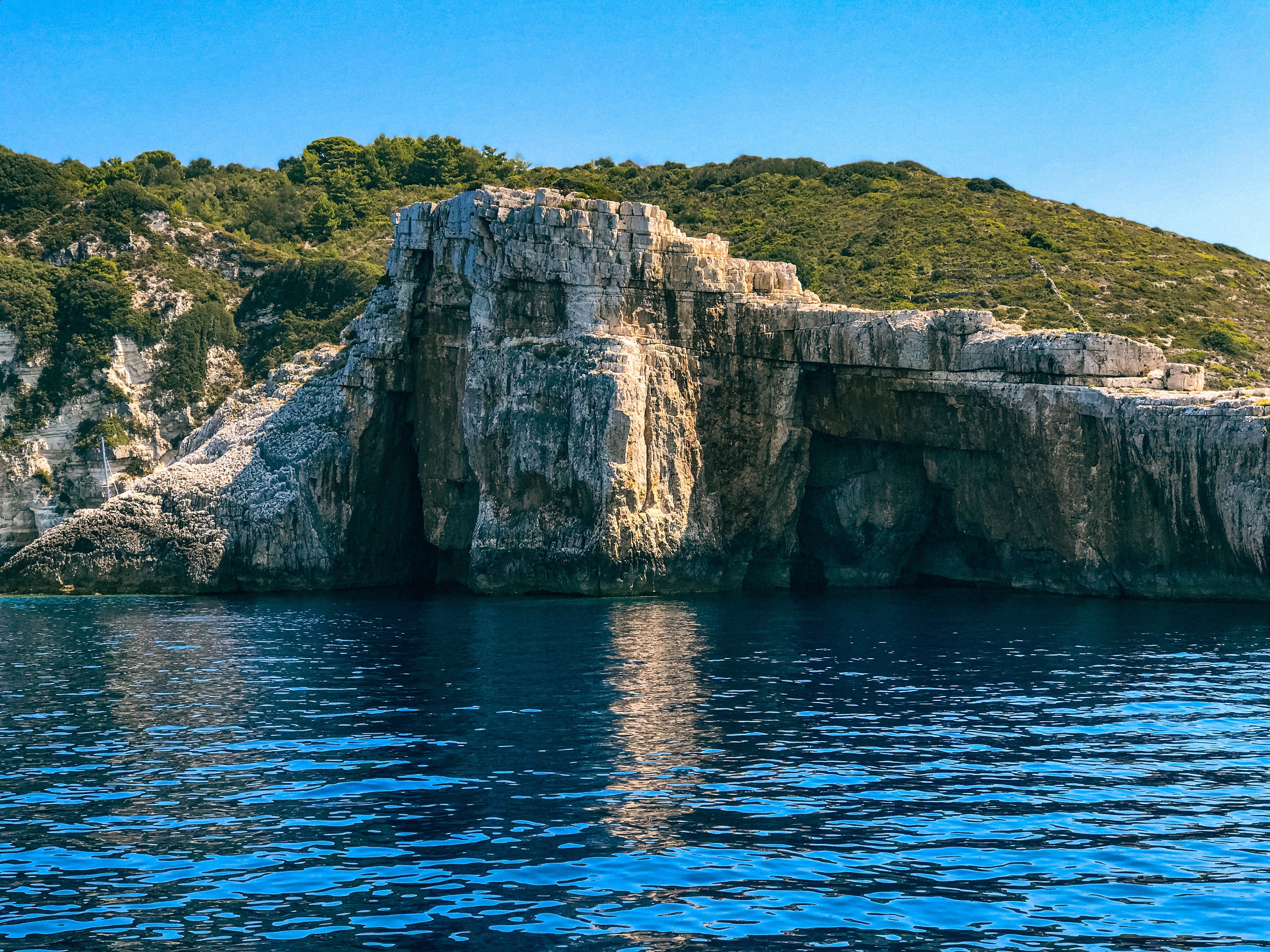 Spectacular Coastal Cliffs in Greece · Free Stock Photo