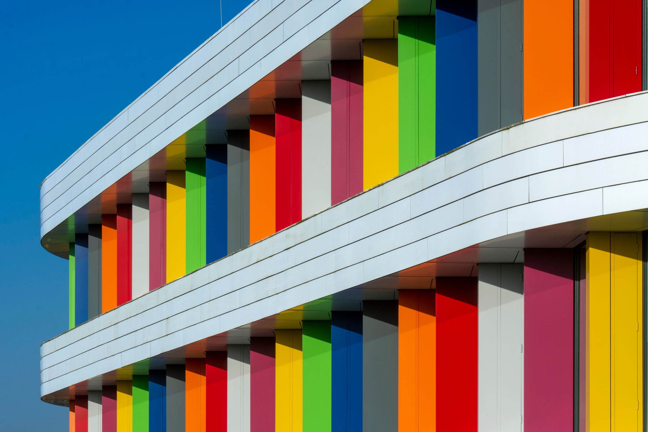 Colorful Modern Architecture in Zoetermeer · Free Stock Photo